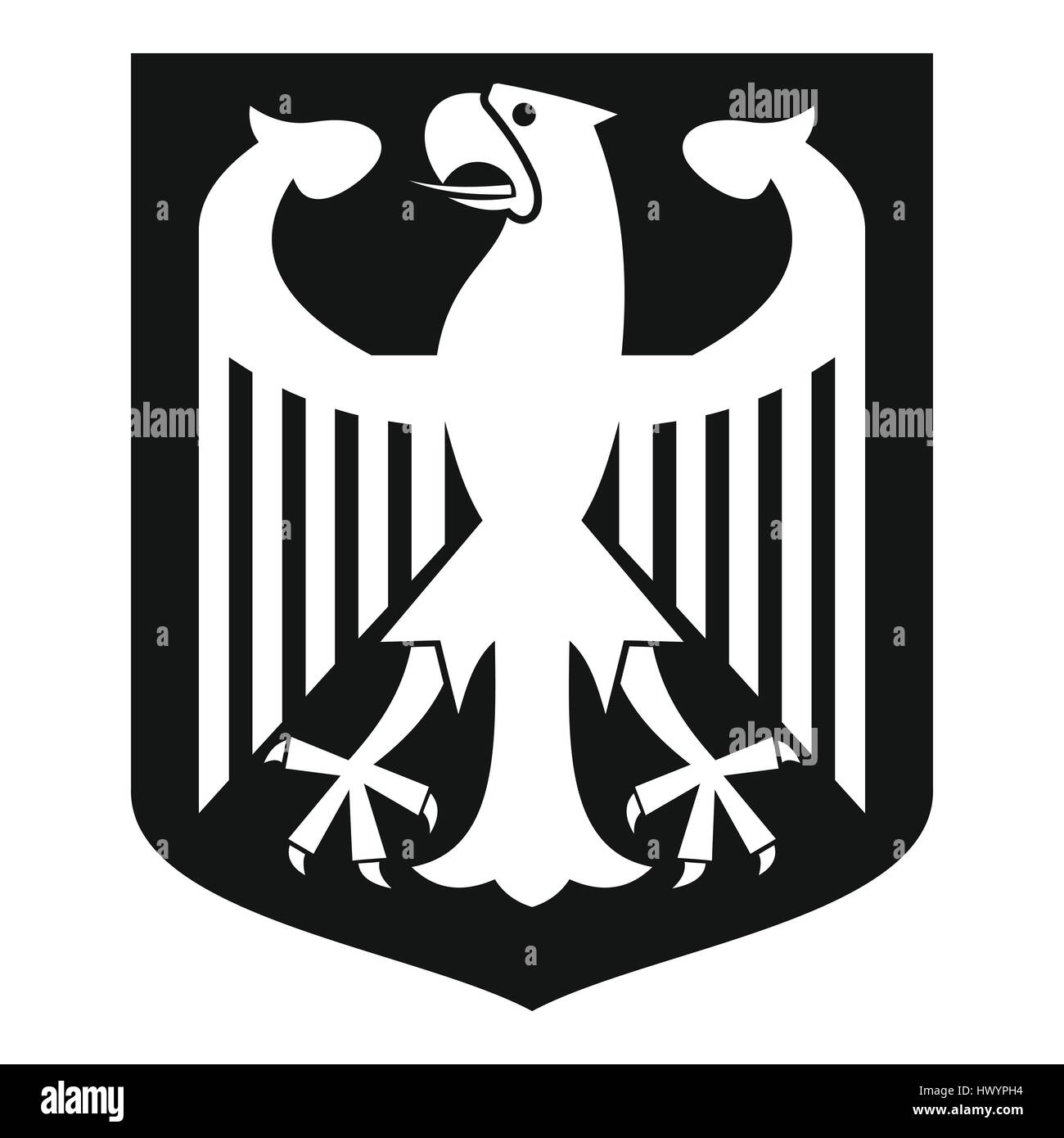 Coat Of Arms Of Germany Icon Simple Style Stock Vector Image And Art Alamy