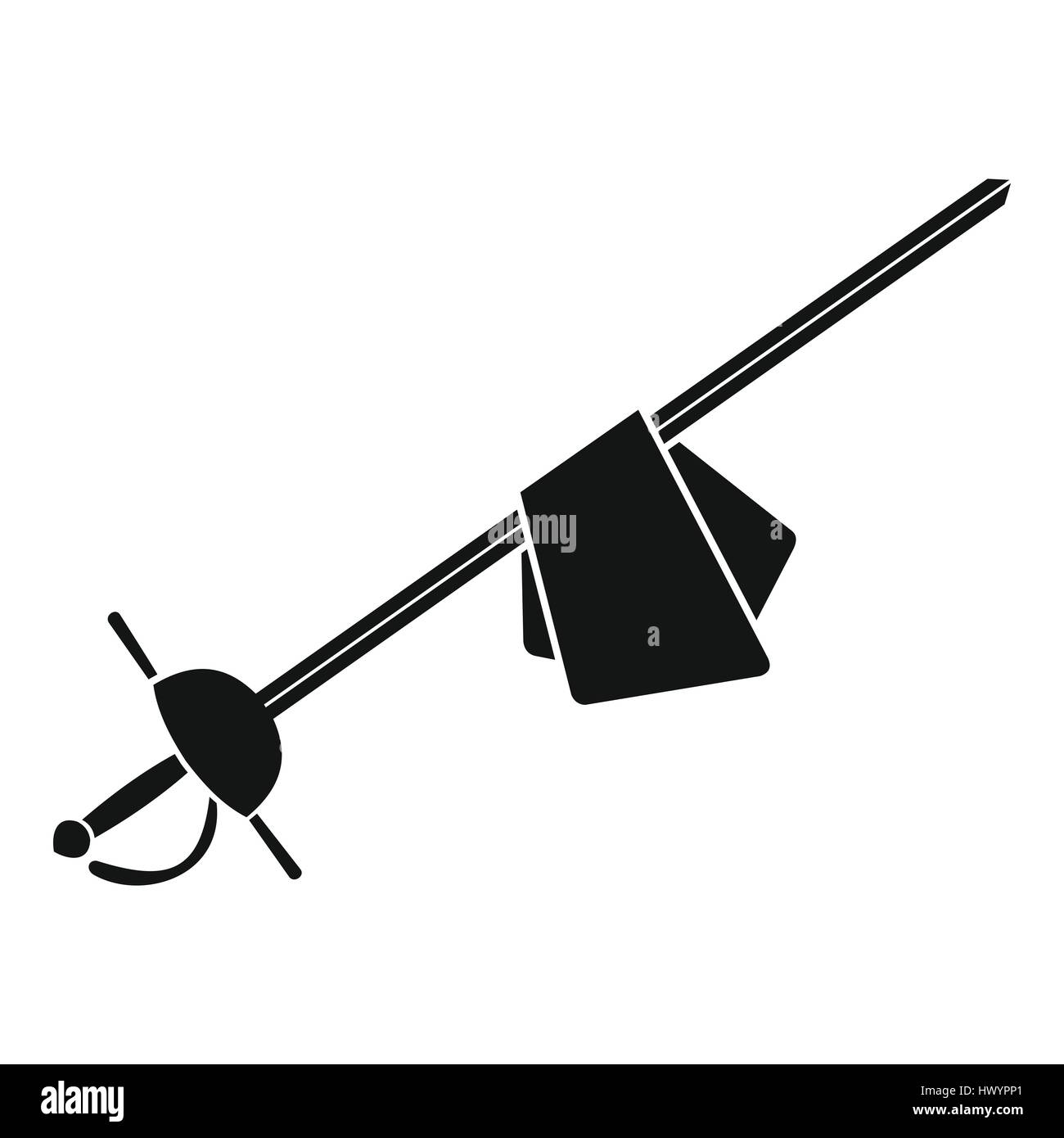 Saber icon, simple style Stock Vector Image & Art - Alamy