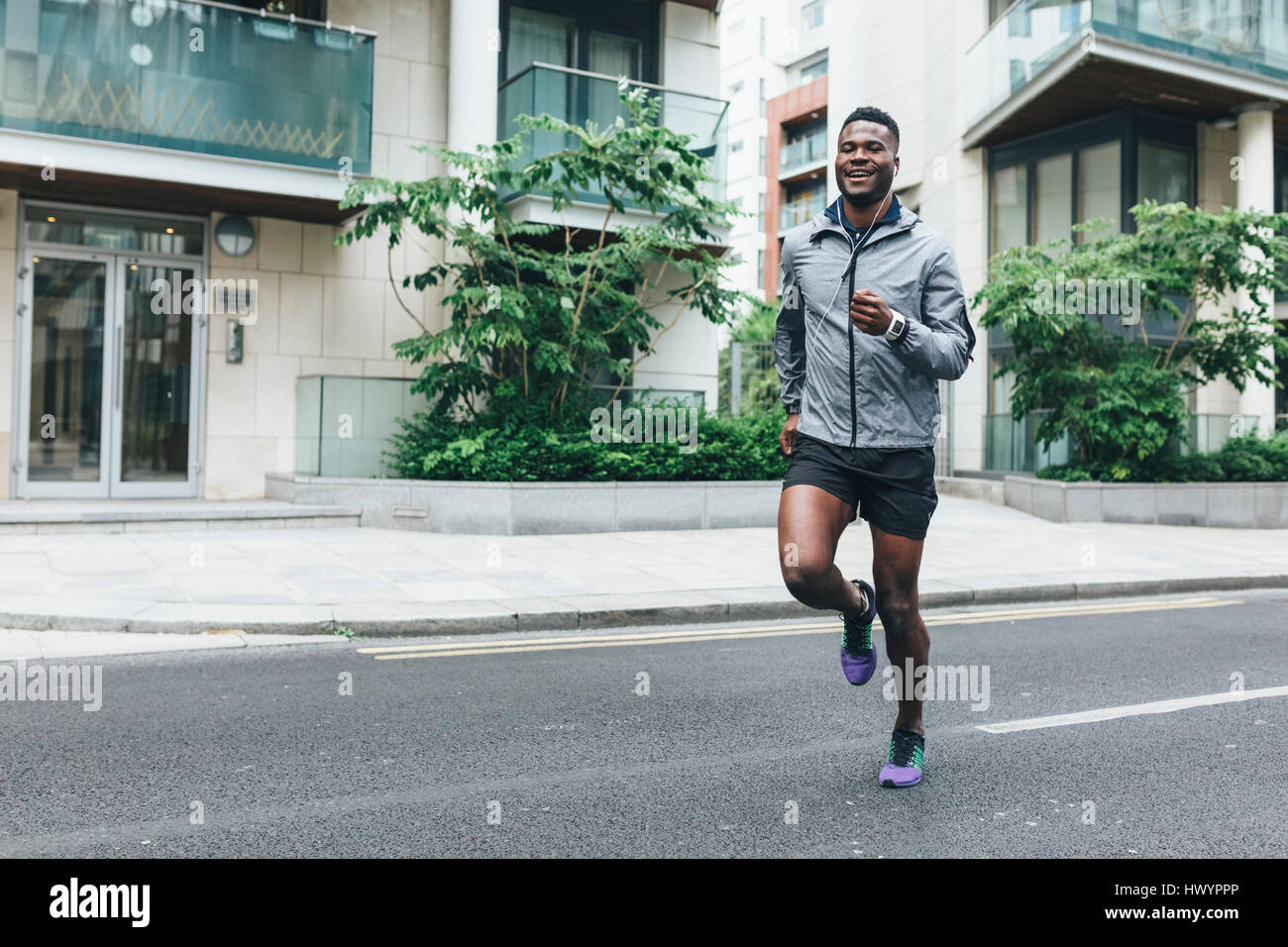 Irlenad, Dublin, young man running in the city Stock Photo - Alamy