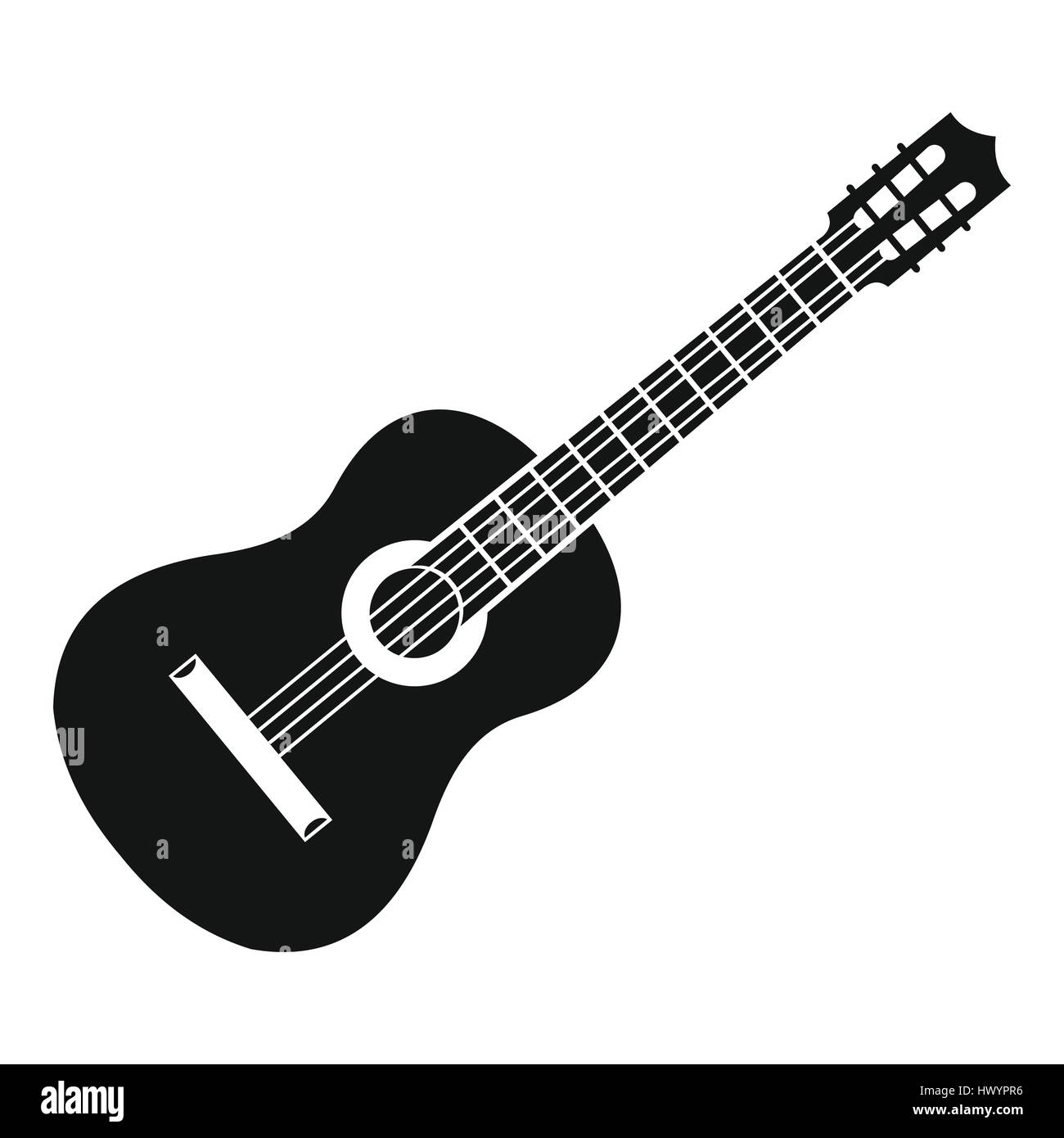 Guitar icon, simple style Stock Vector Image & Art - Alamy
