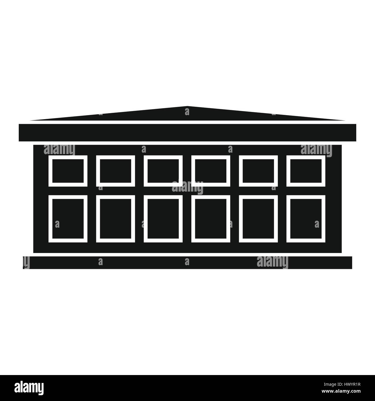 Building icon, simple style Stock Vector Image & Art - Alamy