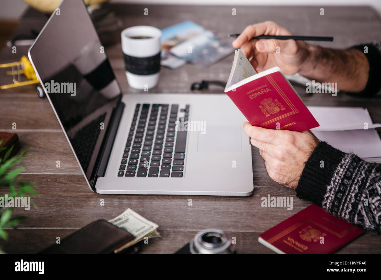 A communication passport for an adult hi-res stock photography and ...