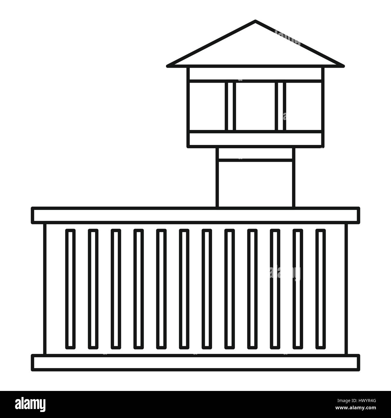 Crime prison jail exterior Cut Out Stock Images & Pictures - Alamy