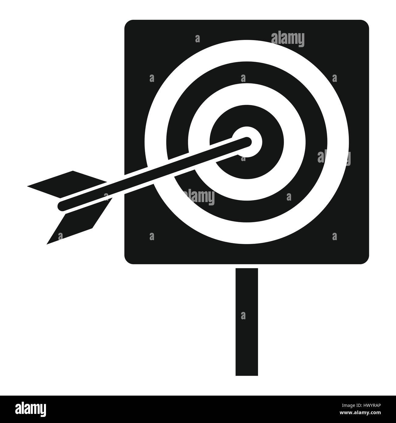 Darts icon, simple style Stock Vector Image & Art - Alamy