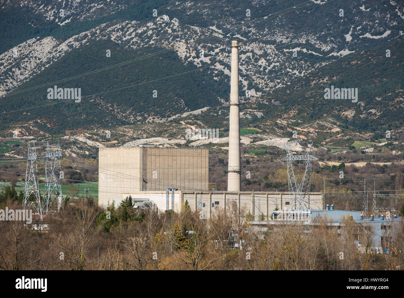 Nuclear power station of garona hi-res stock photography and images - Alamy