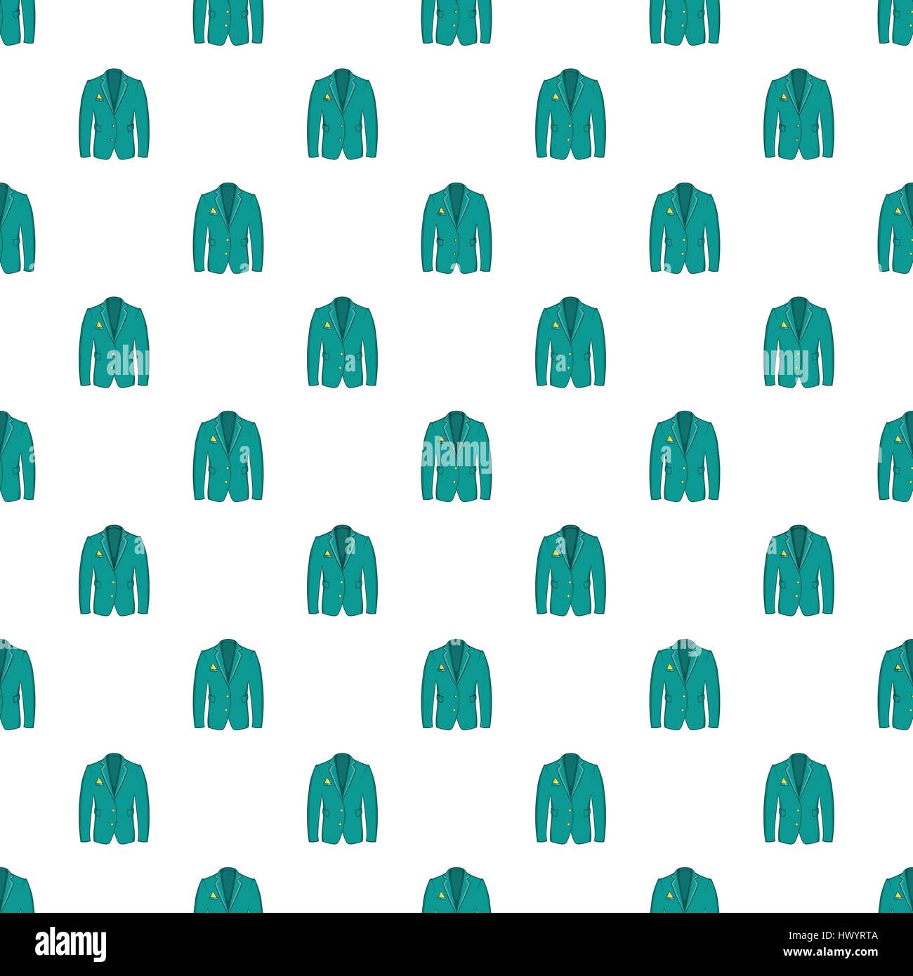 Men green jacket pattern, cartoon style Stock Vector Image & Art - Alamy