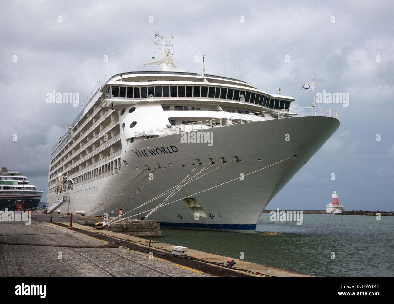 The World cruise ship moored in Rio de Janeiro, Brazil Stock Photo - Alamy