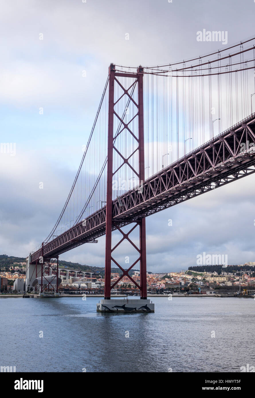 Lisbon portugal river tagus bridge hi-res stock photography and images ...
