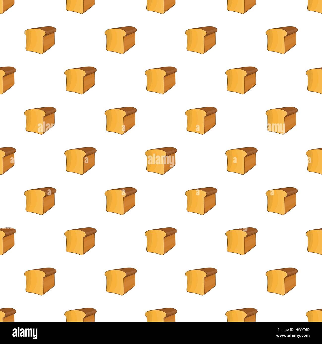 Bread pattern, cartoon style Stock Vector Image & Art - Alamy