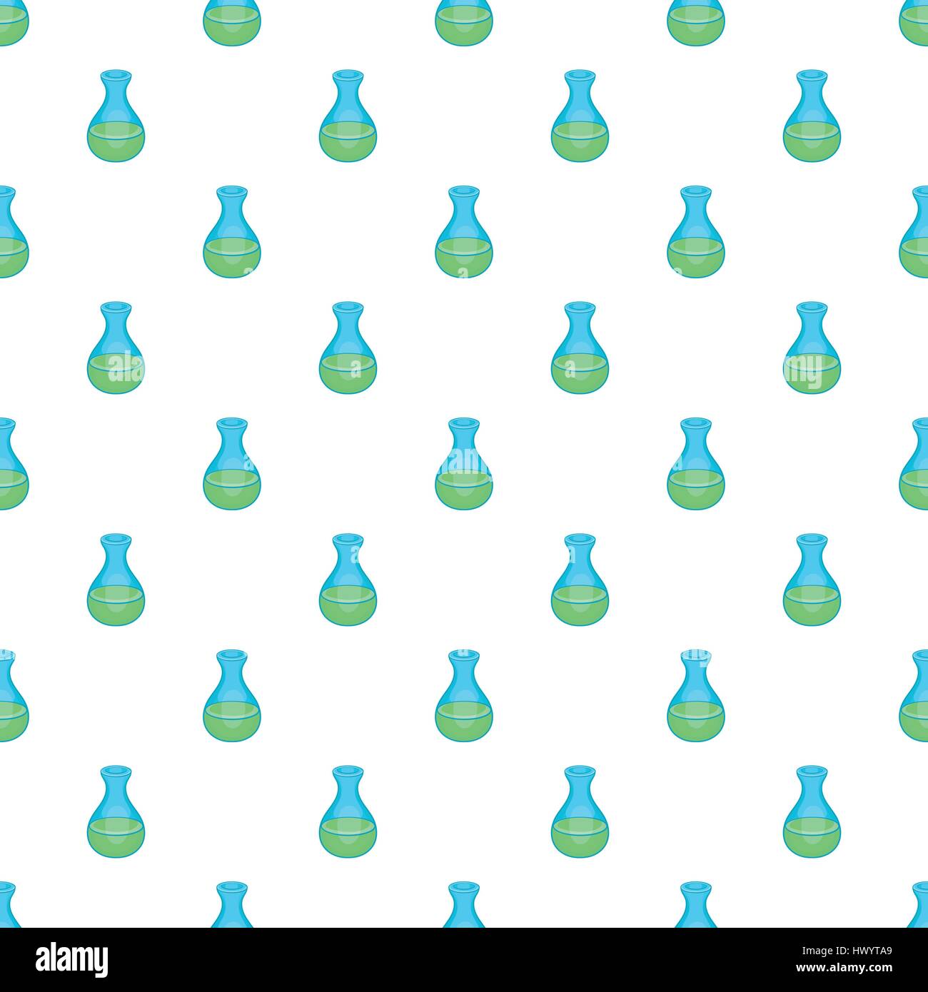 Laboratory flask pattern, cartoon style Stock Vector Image & Art - Alamy