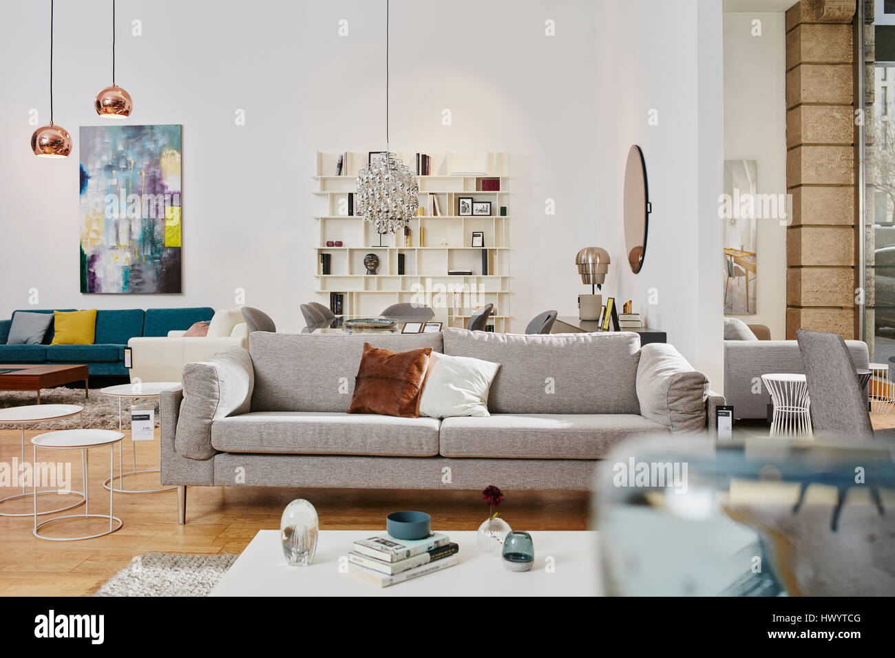 Showroom interior of a furniture shop Stock Photo - Alamy