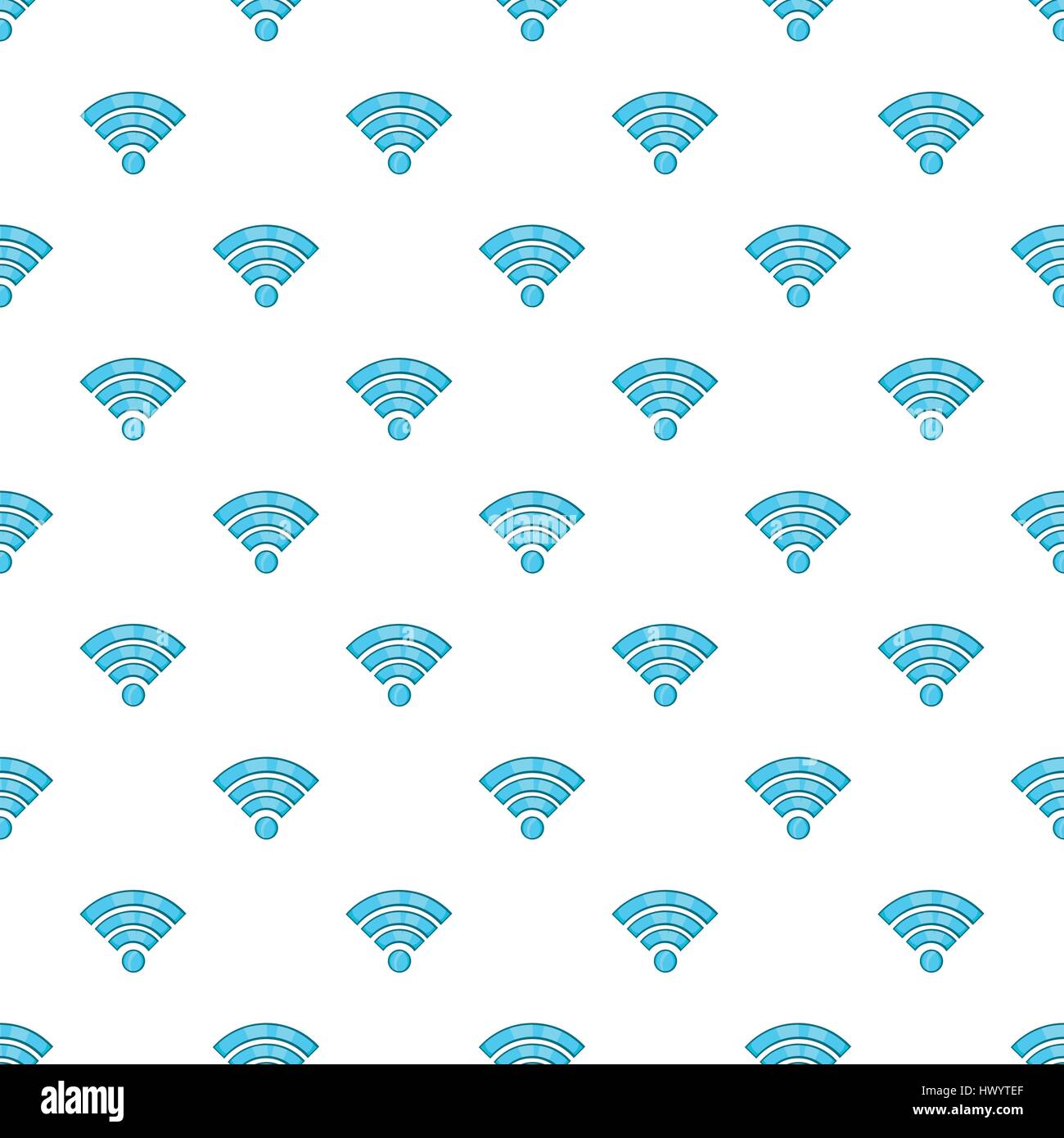 Wi fi pattern cartoon hi-res stock photography and images - Alamy