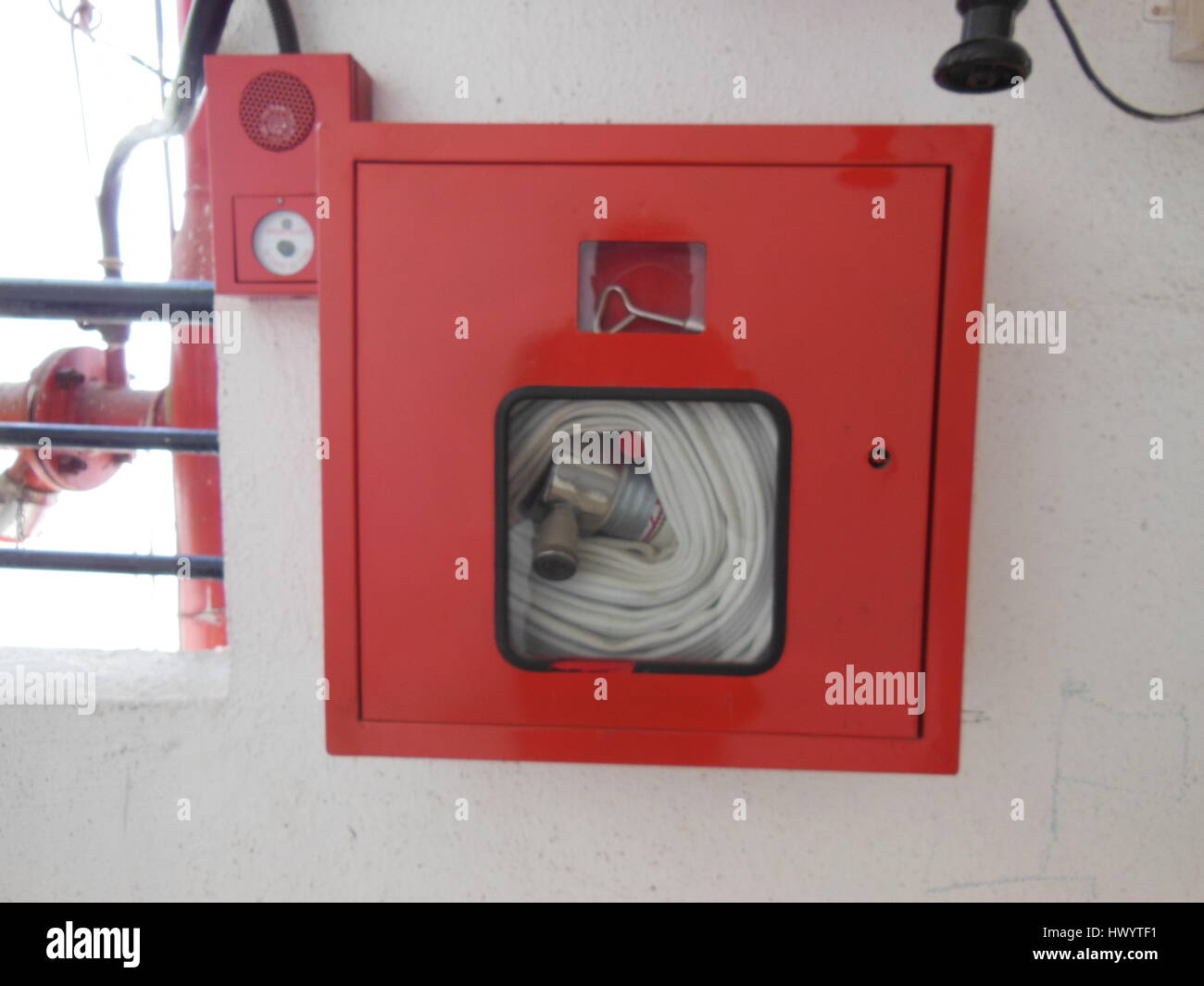 fire extinguisher box Stock Photo - Alamy