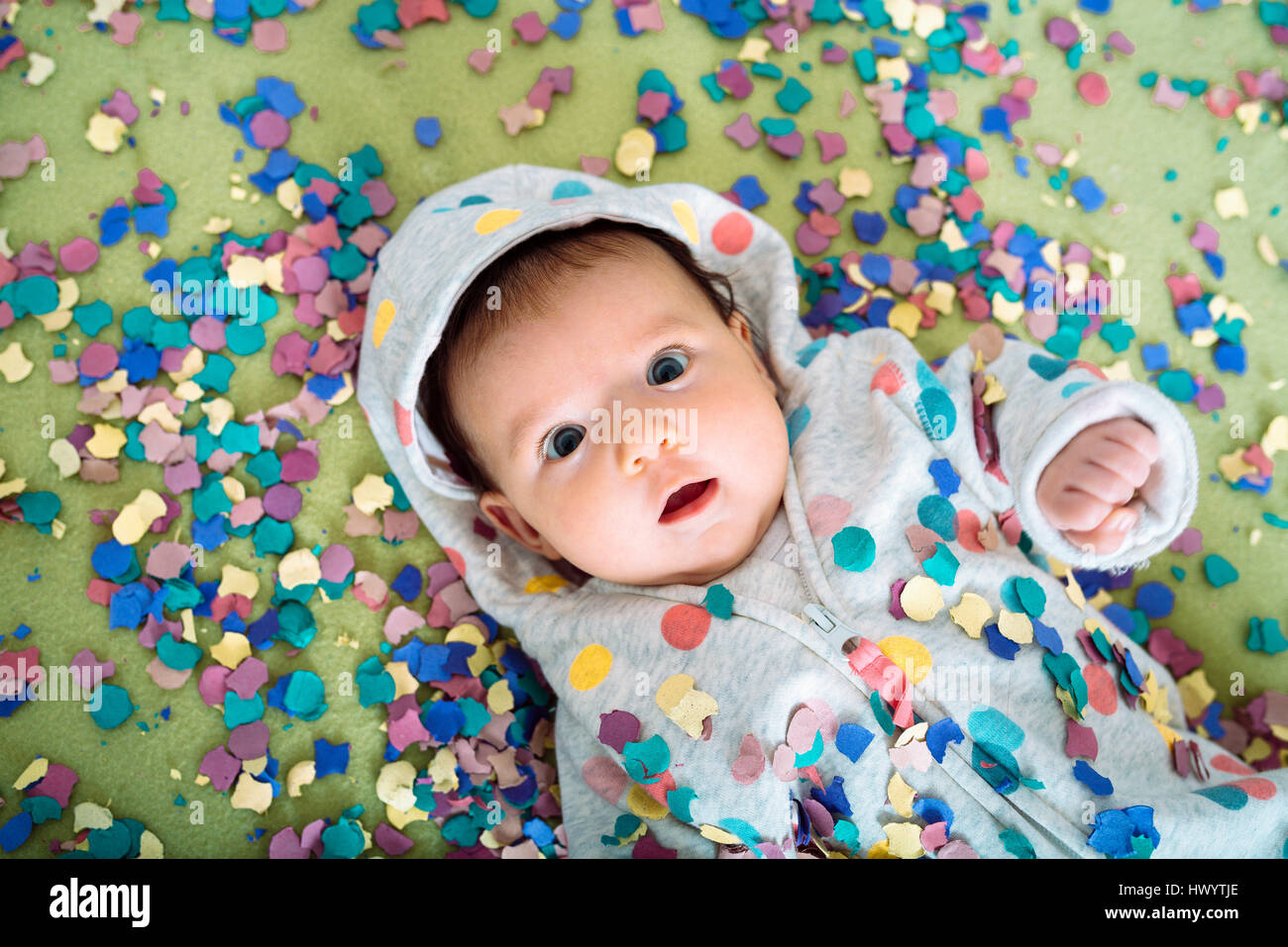 Baby confetti hi-res stock photography and images - Alamy
