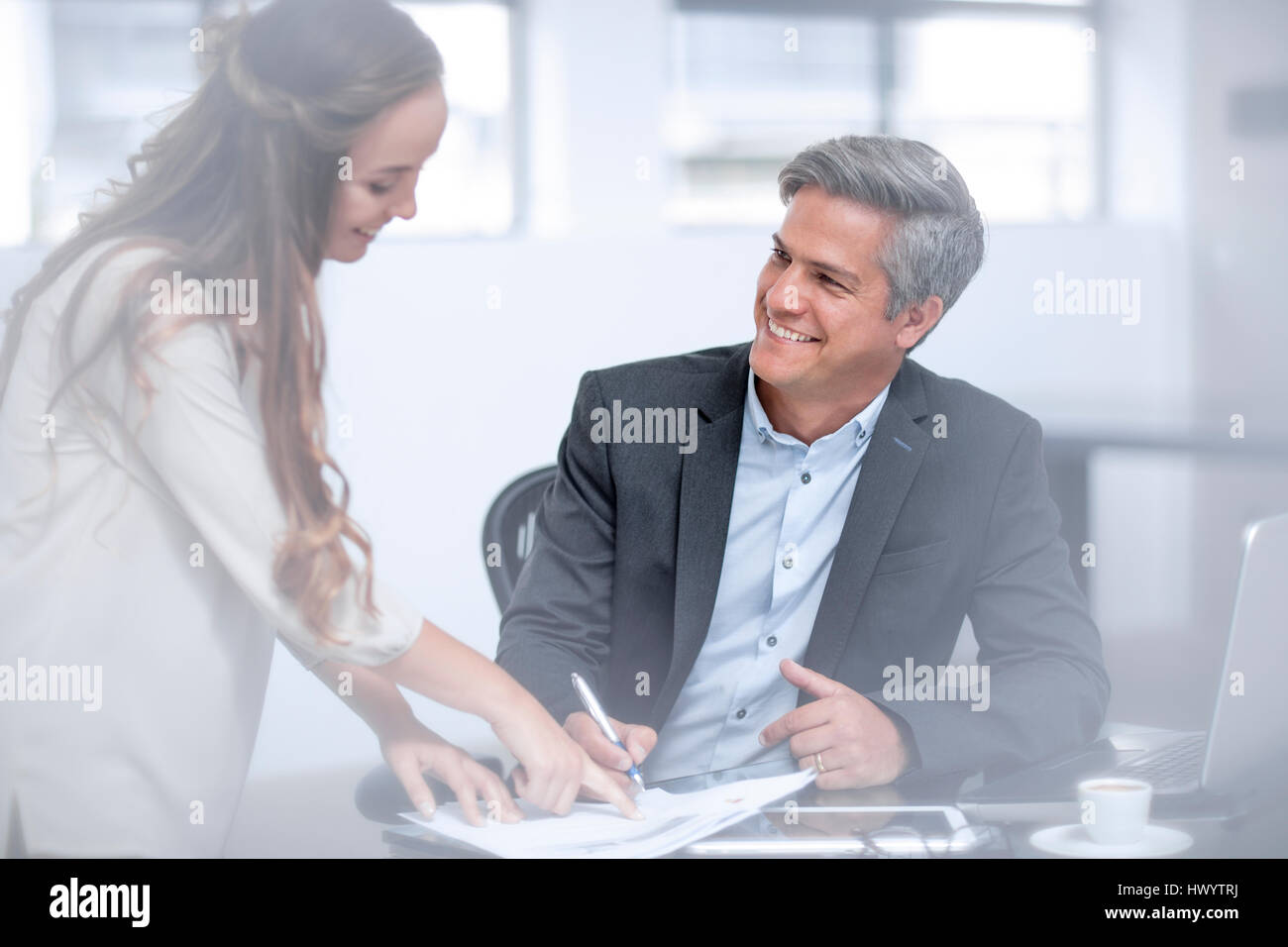 Coworker bringing hi-res stock photography and images - Alamy