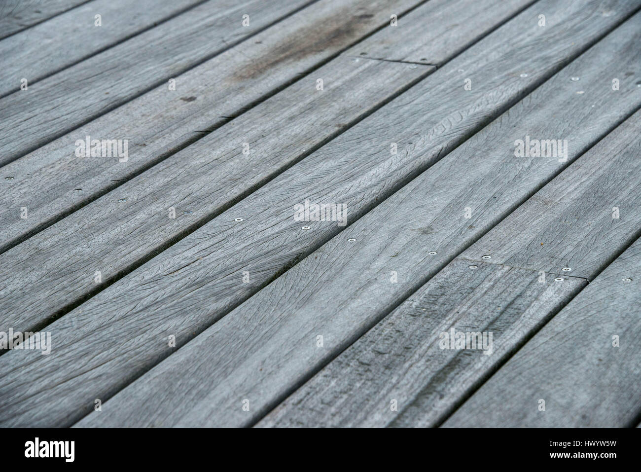 Close up of boardwalk on a pier Stock Photo - Alamy