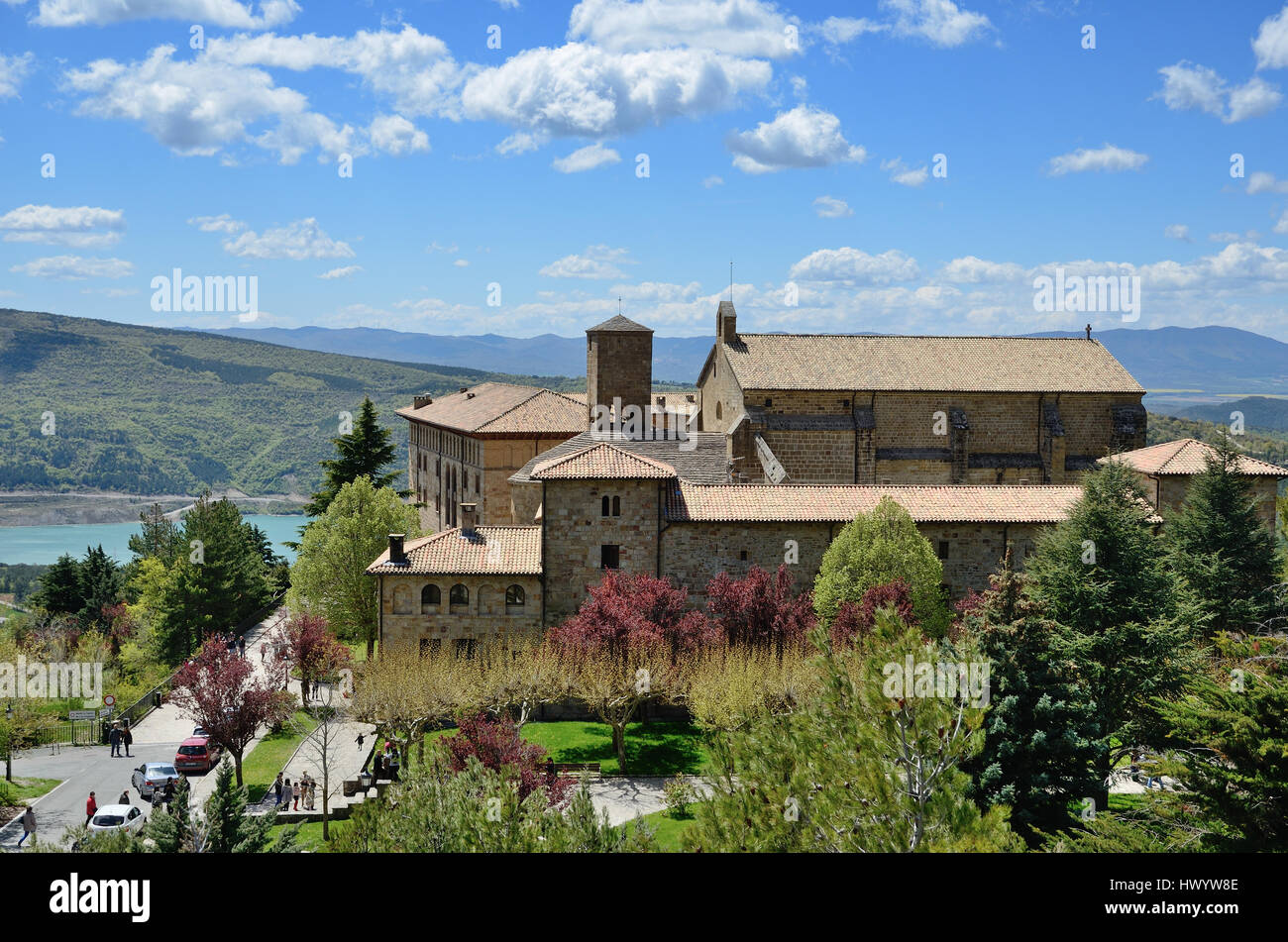 Spanish ancient monastery Stock Photo - Alamy