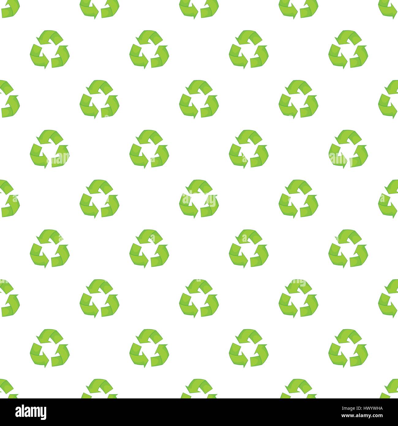 Recycling pattern, cartoon style Stock Vector Image & Art - Alamy