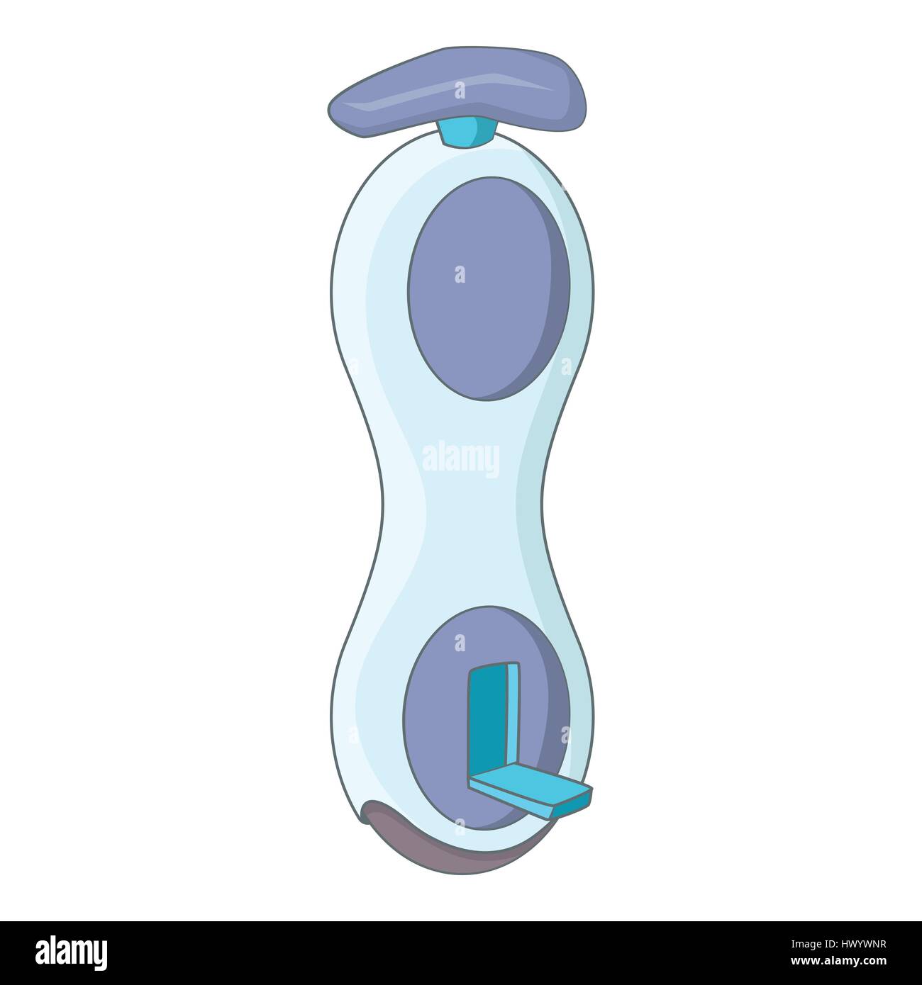 Self-balancing vehicle icon, cartoon style Stock Vector Image & Art - Alamy
