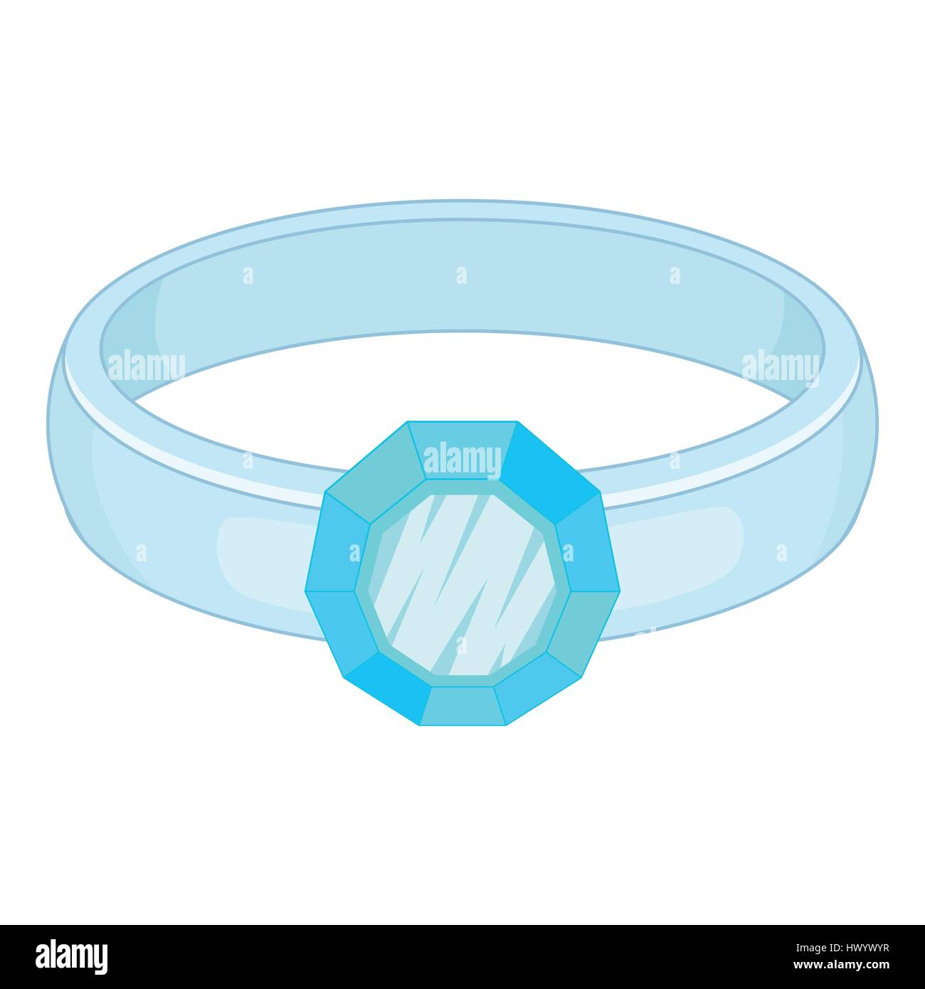 Ring icon, cartoon style Stock Vector Image & Art - Alamy