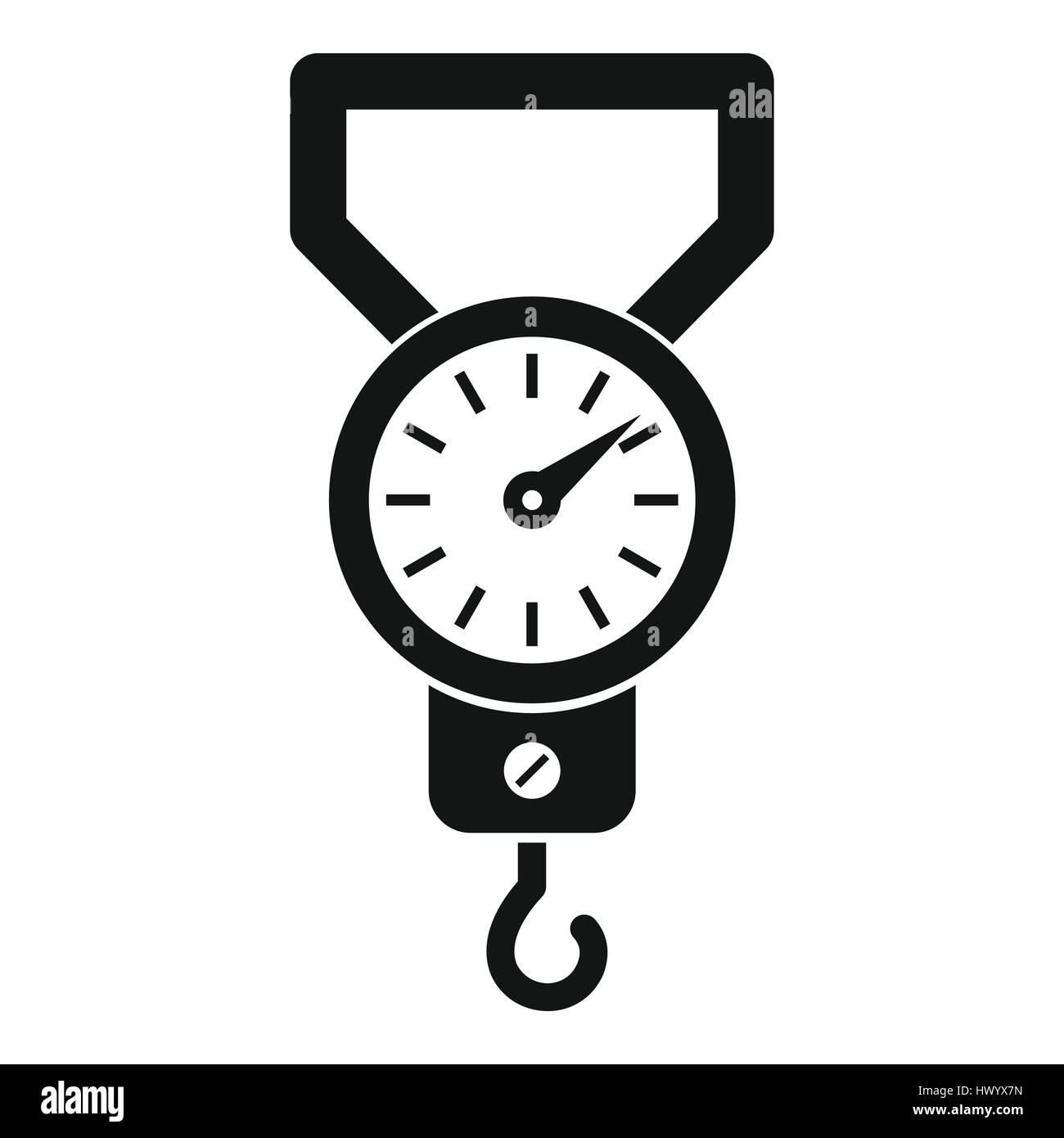 Spring scale icon, simple style Stock Vector Image & Art - Alamy