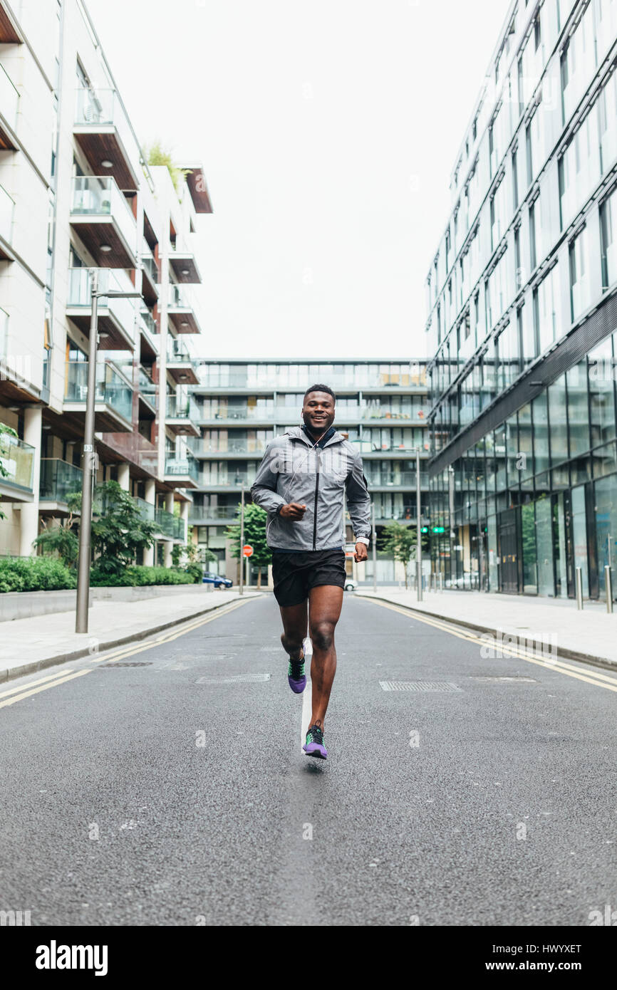 Irlenad, Dublin, young man running in the city Stock Photo - Alamy