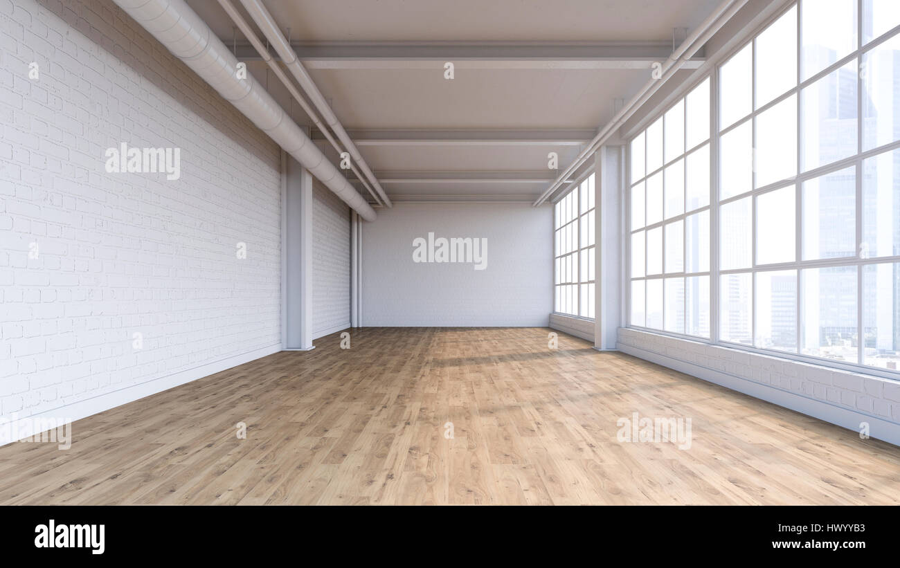 Empty loft hi-res stock photography and images - Alamy