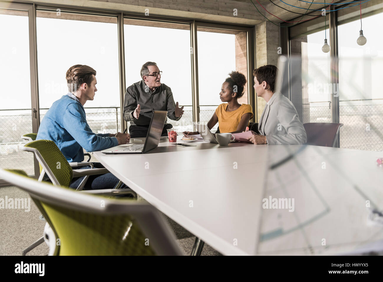 Business meeting in office Stock Photo - Alamy