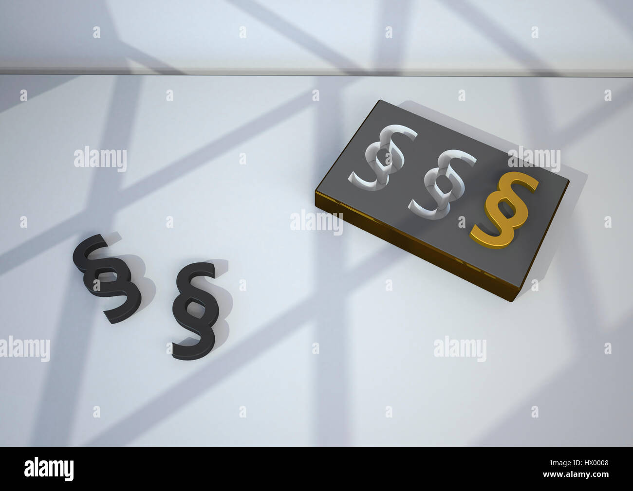 Shape sorter box with paragraphs on the table, 3d illustration Stock ...