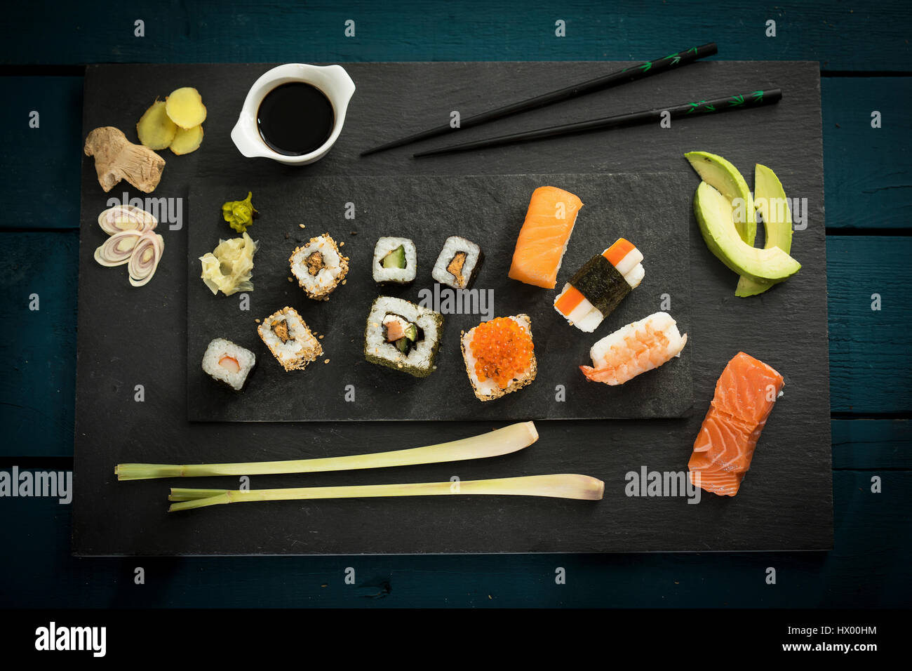 Sushi color hi-res stock photography and images - Alamy