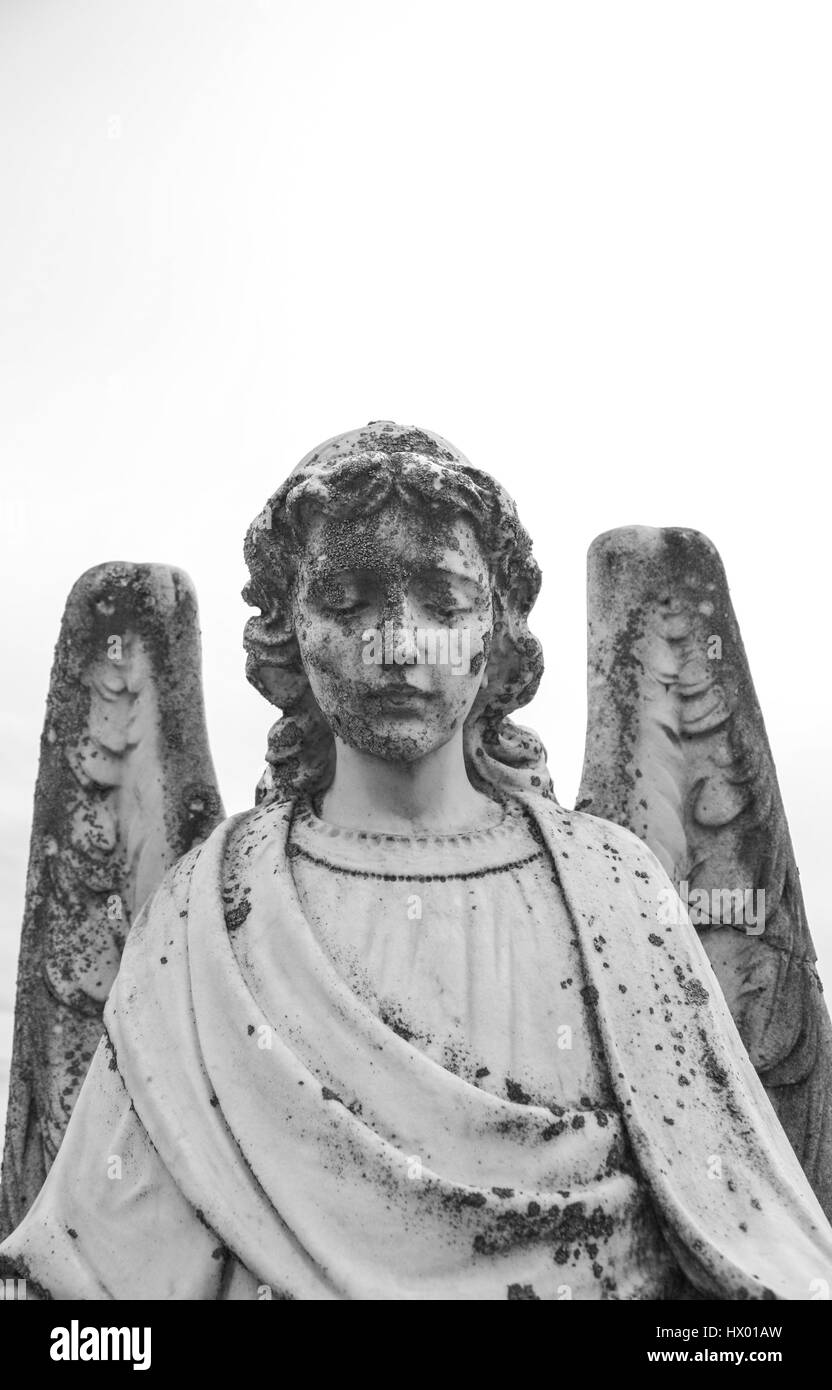 old angel statue Stock Photo - Alamy