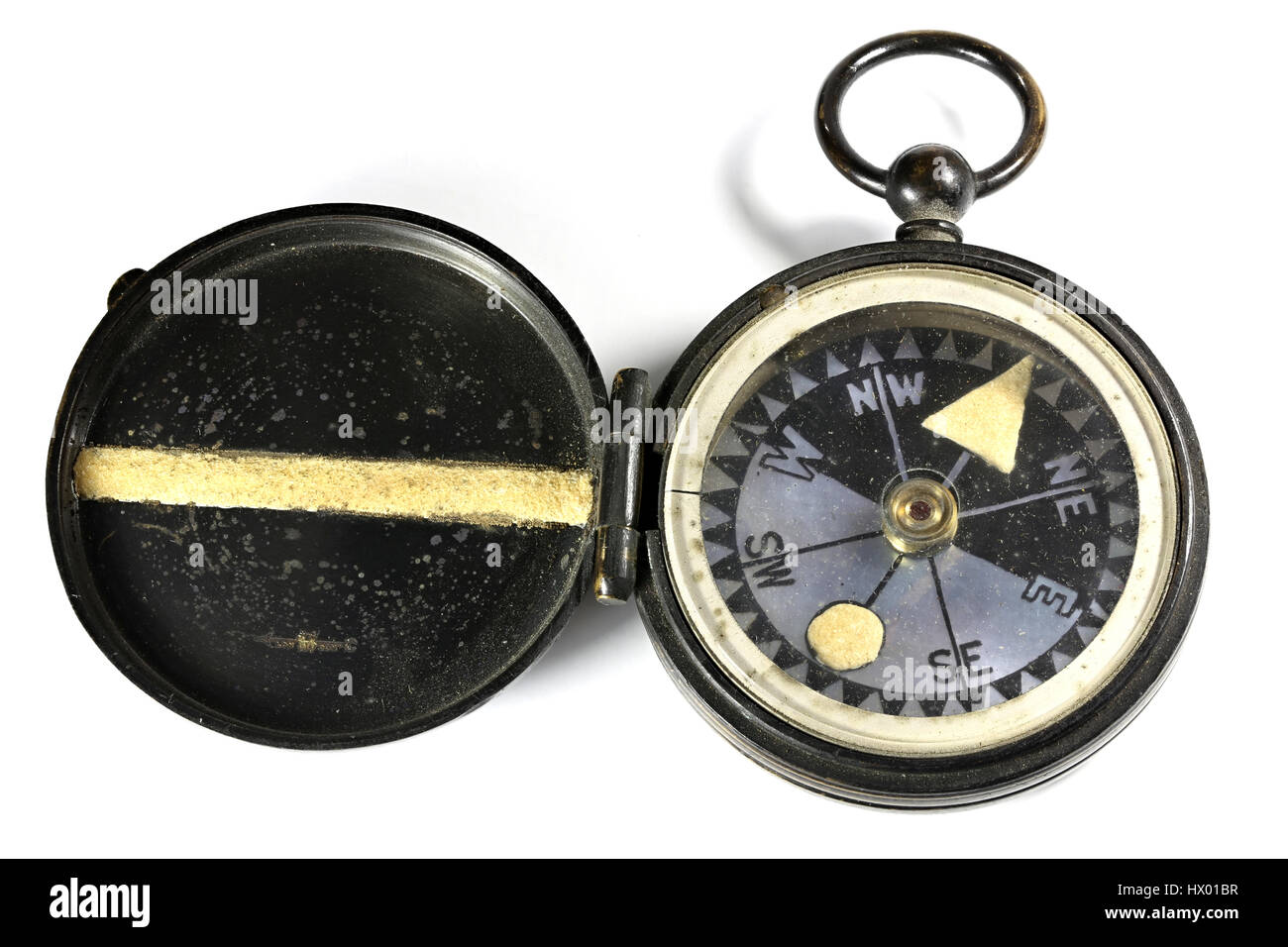Antique compass pole Cut Out Stock Images & Pictures - Alamy