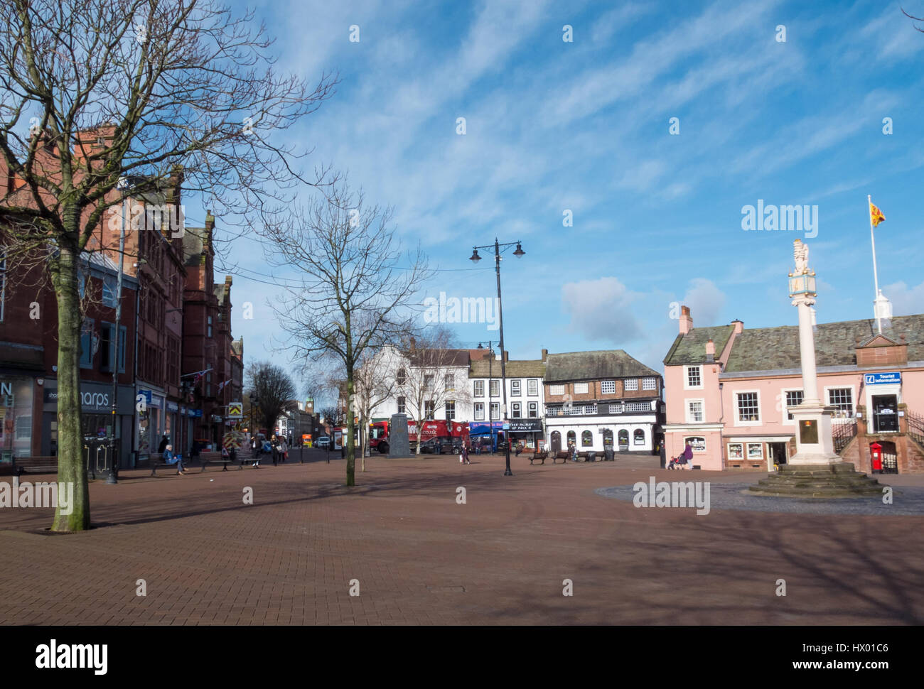 Carlisle city centre, Cumbria, UK Stock Photo - Alamy