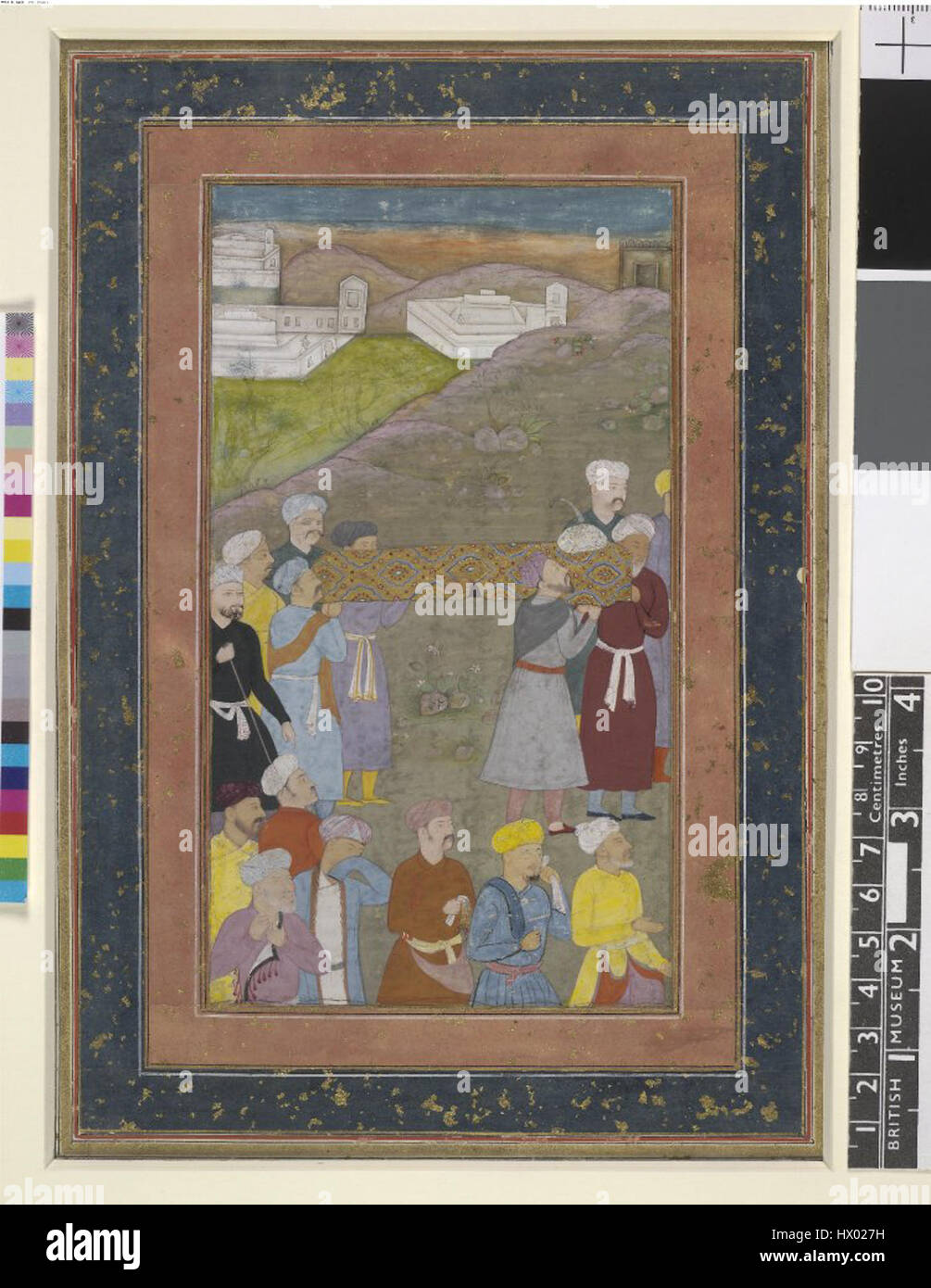 The 'Funeral of Iskander' depicts the burial ceremony of the legendary ...