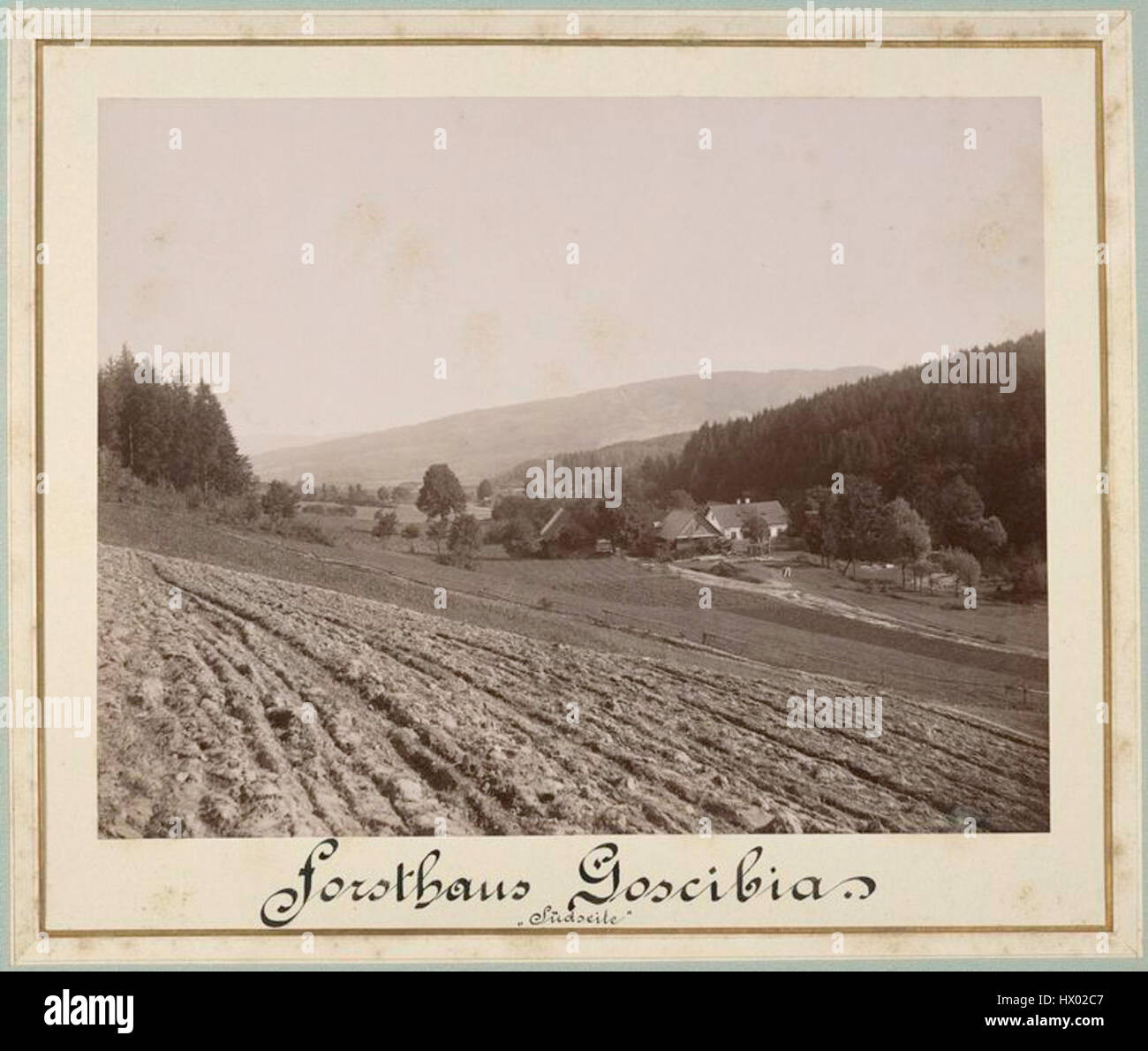 ‘Goscibia Lesniczowka od strony poludniowej’ is a historical ...