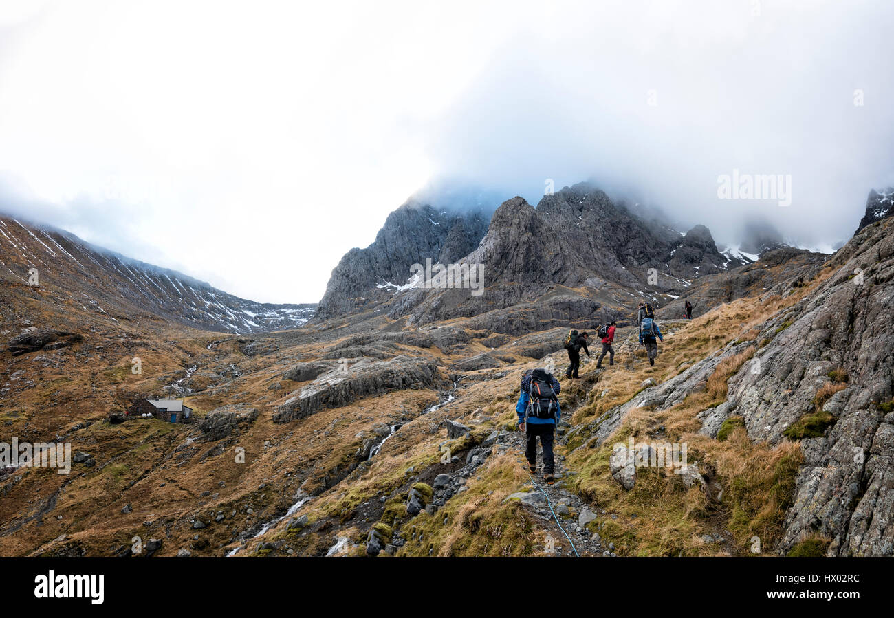 UK, Scotland, trekking at Ben Nevis Stock Photo - Alamy