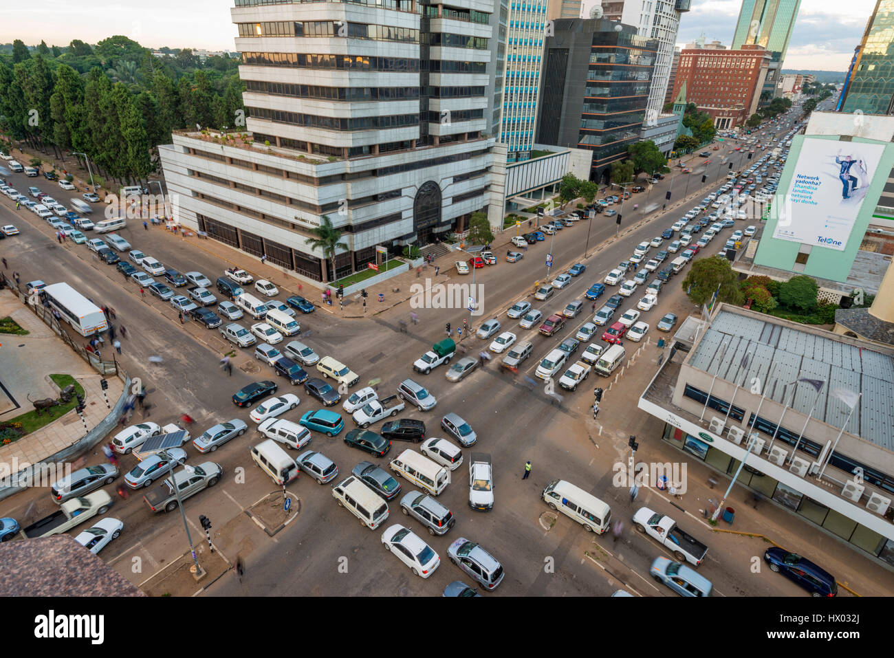 Harare is the capital city of Zimbabwe Stock Photo - Alamy