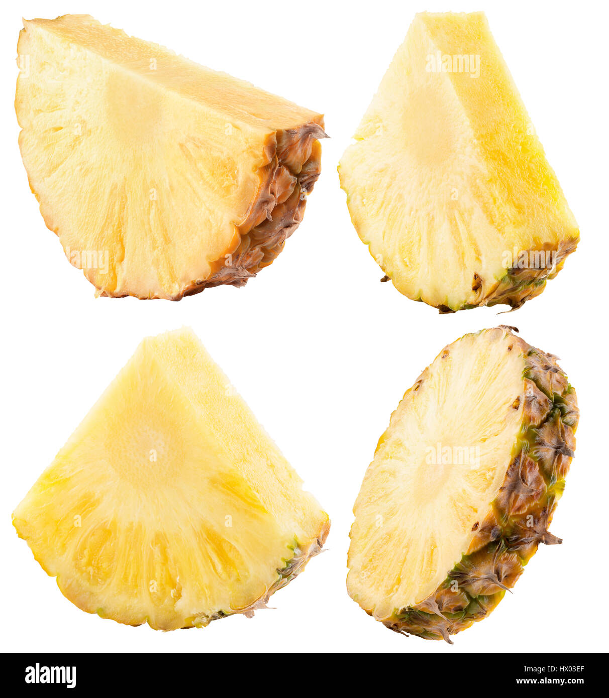 Pineapple cut set on hi-res stock photography and images - Alamy