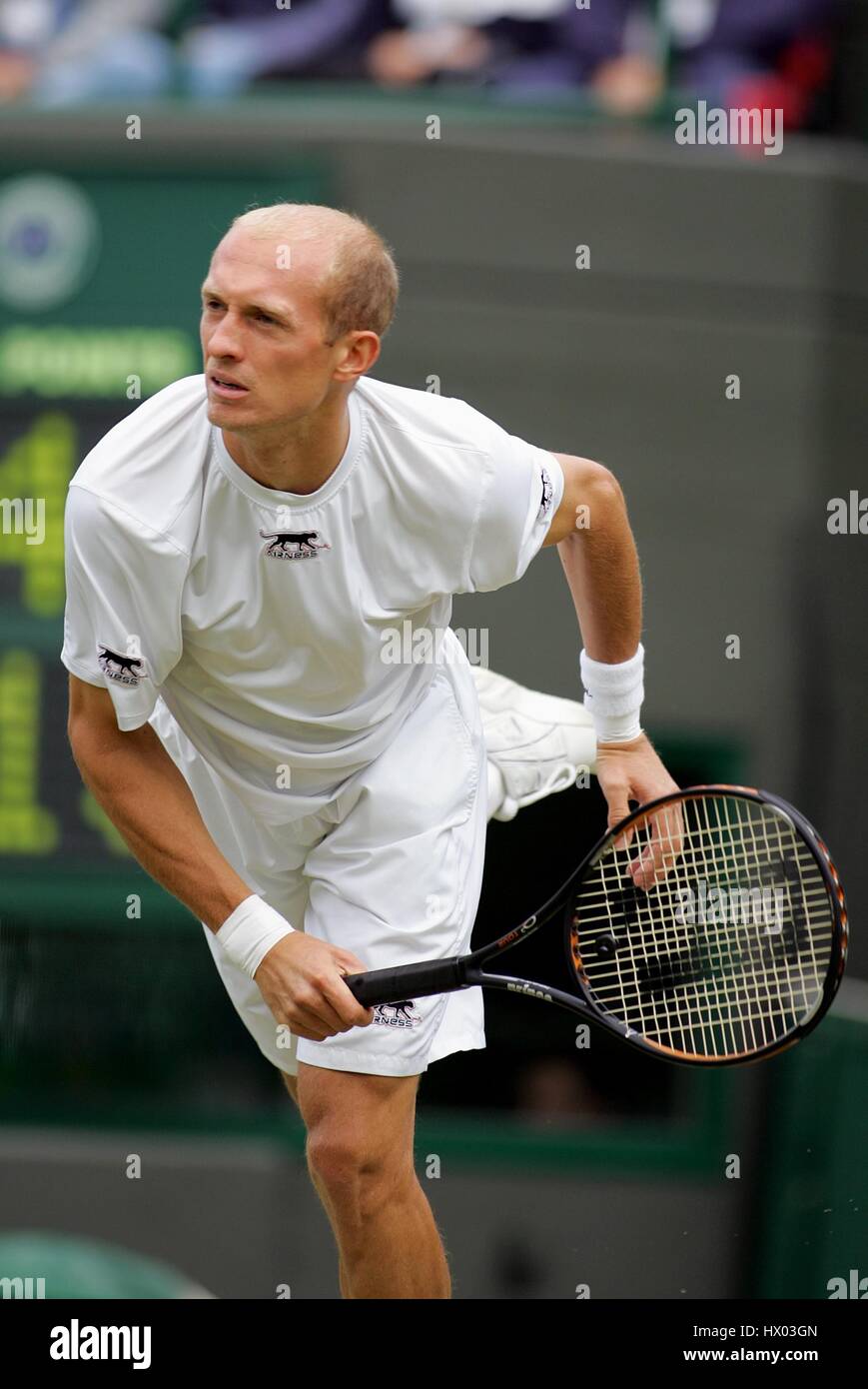 NIKOLAY DAVYDENKO RUSSIA WIMBLEDON LAWN TENNIS CLUB LONDON ENGLAND 28 ...