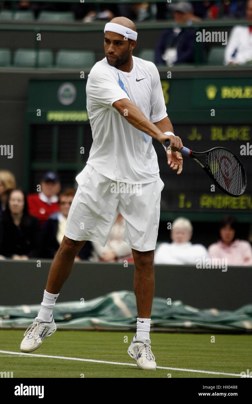 JAMES BLAKE USA WIMBLEDON LAWN TENNIS CLUB LONDON ENGLAND 26 June 2007 ...