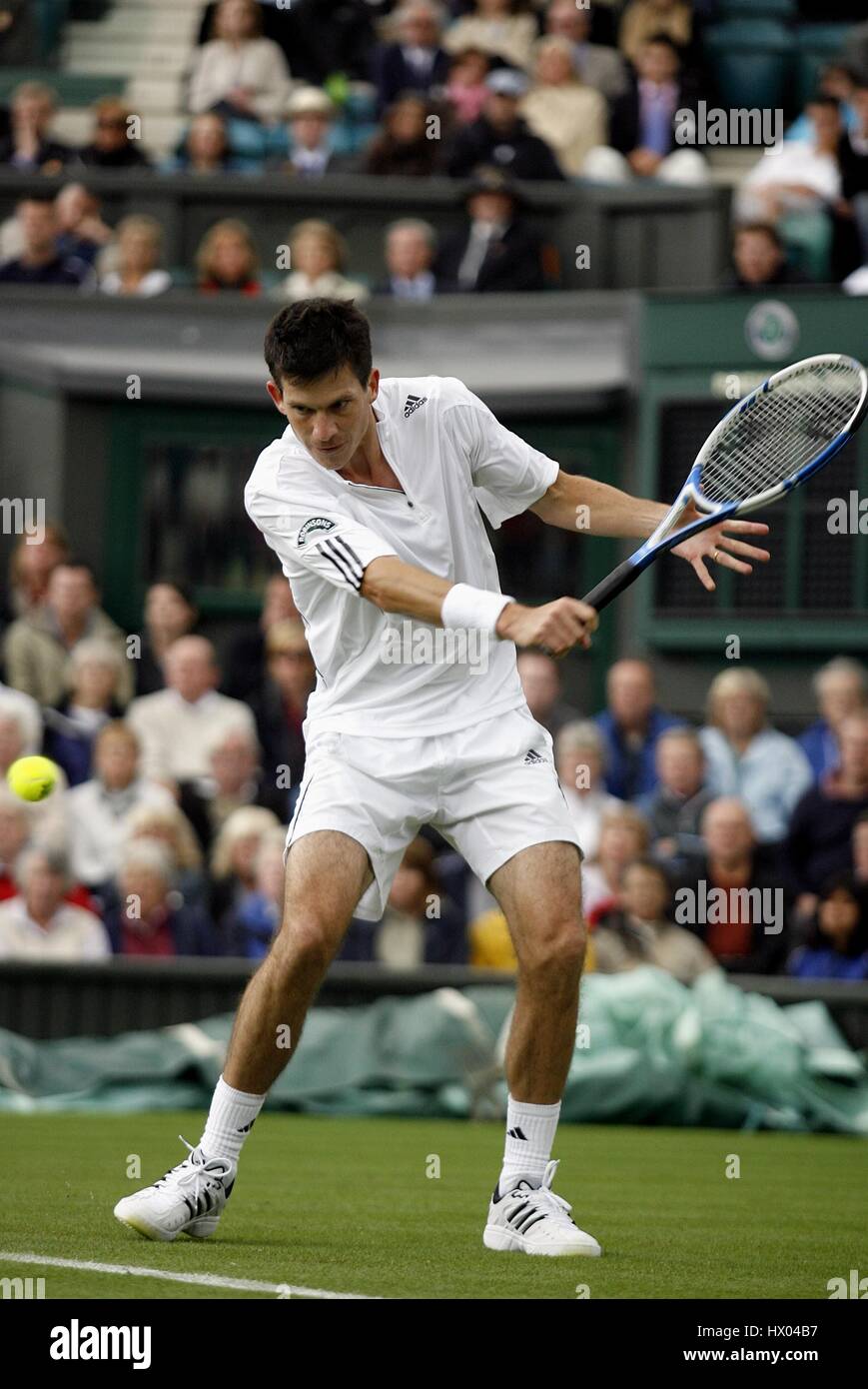 TIM HENMAN GREAT BRITAIN WIMBLEDON LAWN TENNIS CLUB LONDON ENGLAND 25 ...