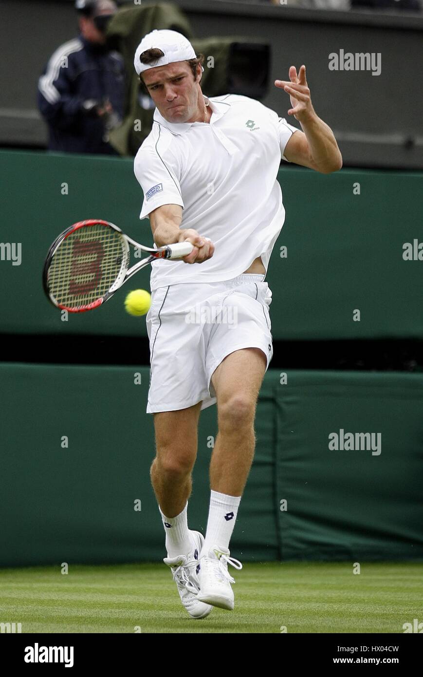 JUSTIN GIMELSTOB USA WIMBLEDON LAWN TENNIS CLUB LONDON ENGLAND 25 June ...