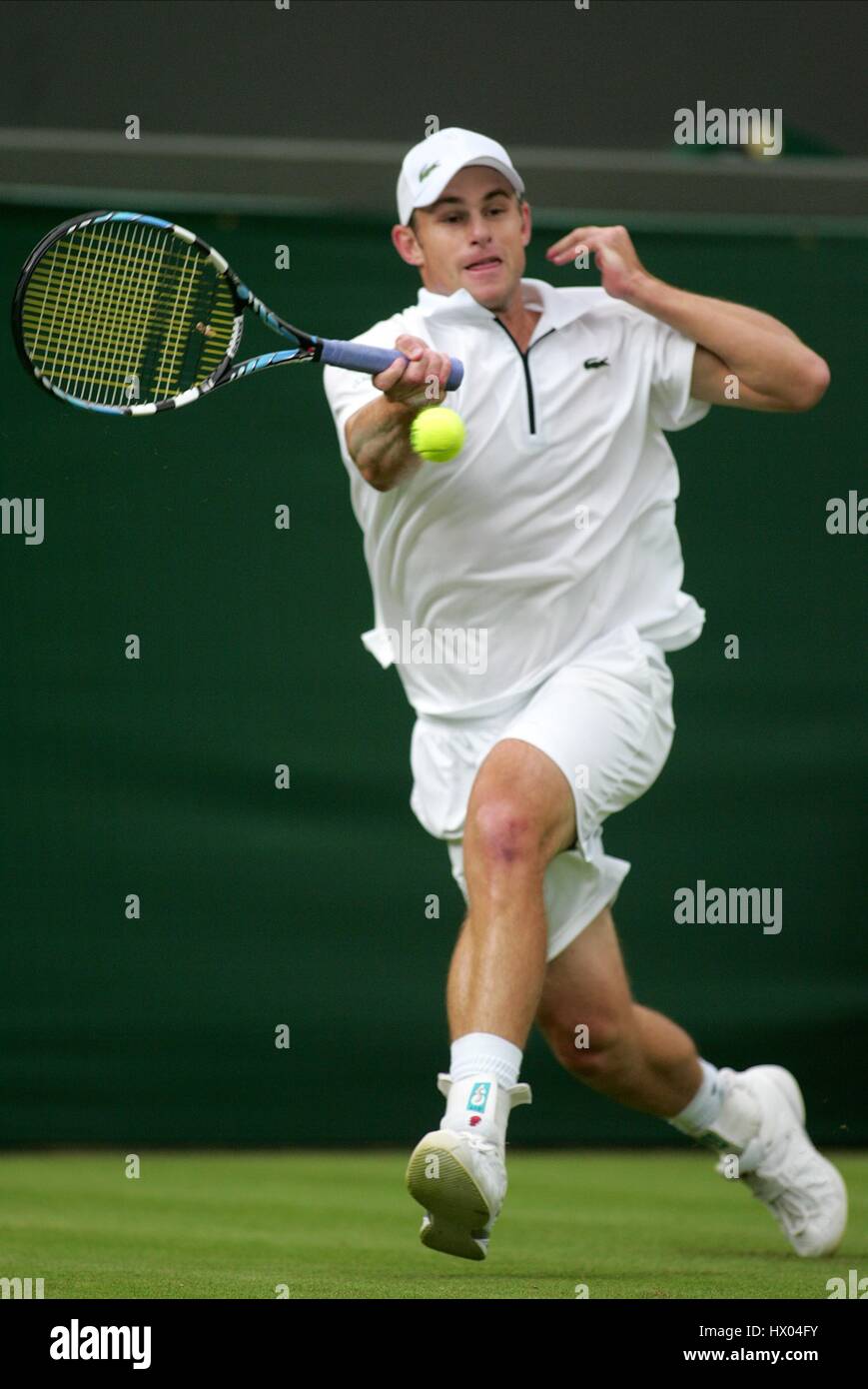 ANDY RODDICK USA WIMBLEDON LAWN TENNIS CLUB LONDON ENGLAND 25 June 2007 ...