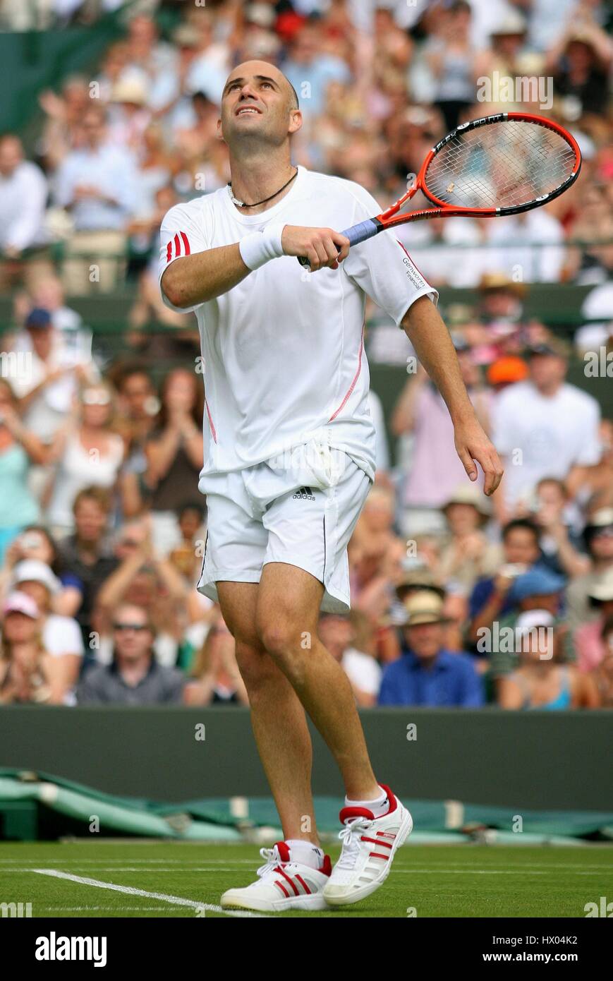 ANDRE AGASSI USA WIMBLEDON SW19 LONDON ENGLAND 29 June 2006 Stock Photo ...