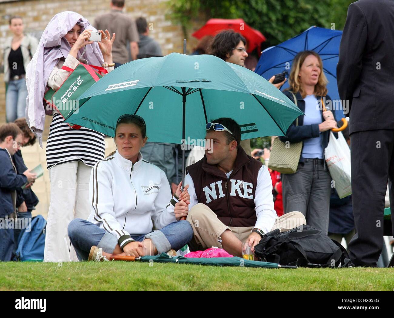 RAIN AT WIMBLEDON THE WIMBLEDON CHAMPIONSHIP WIMBLEDON SW19 LONDON ...