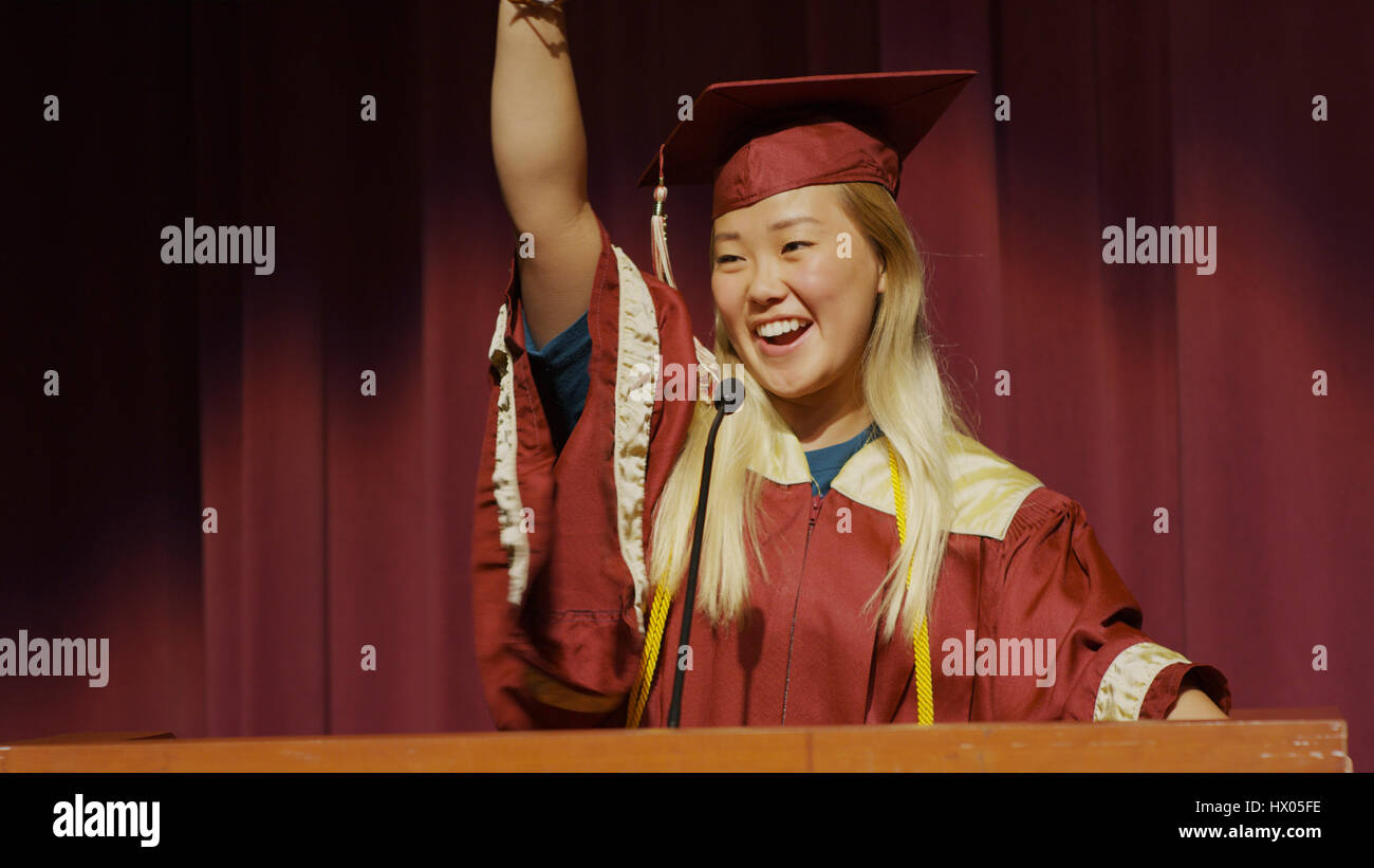 Speaking on the podium hi-res stock photography and images - Alamy