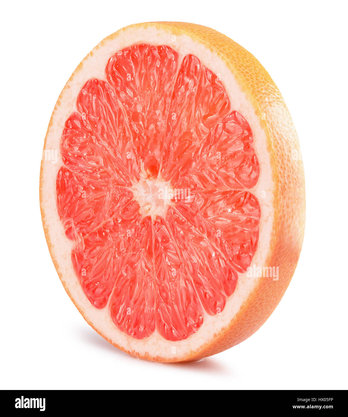 grapefruit slice isolated on the white background Stock Photo - Alamy