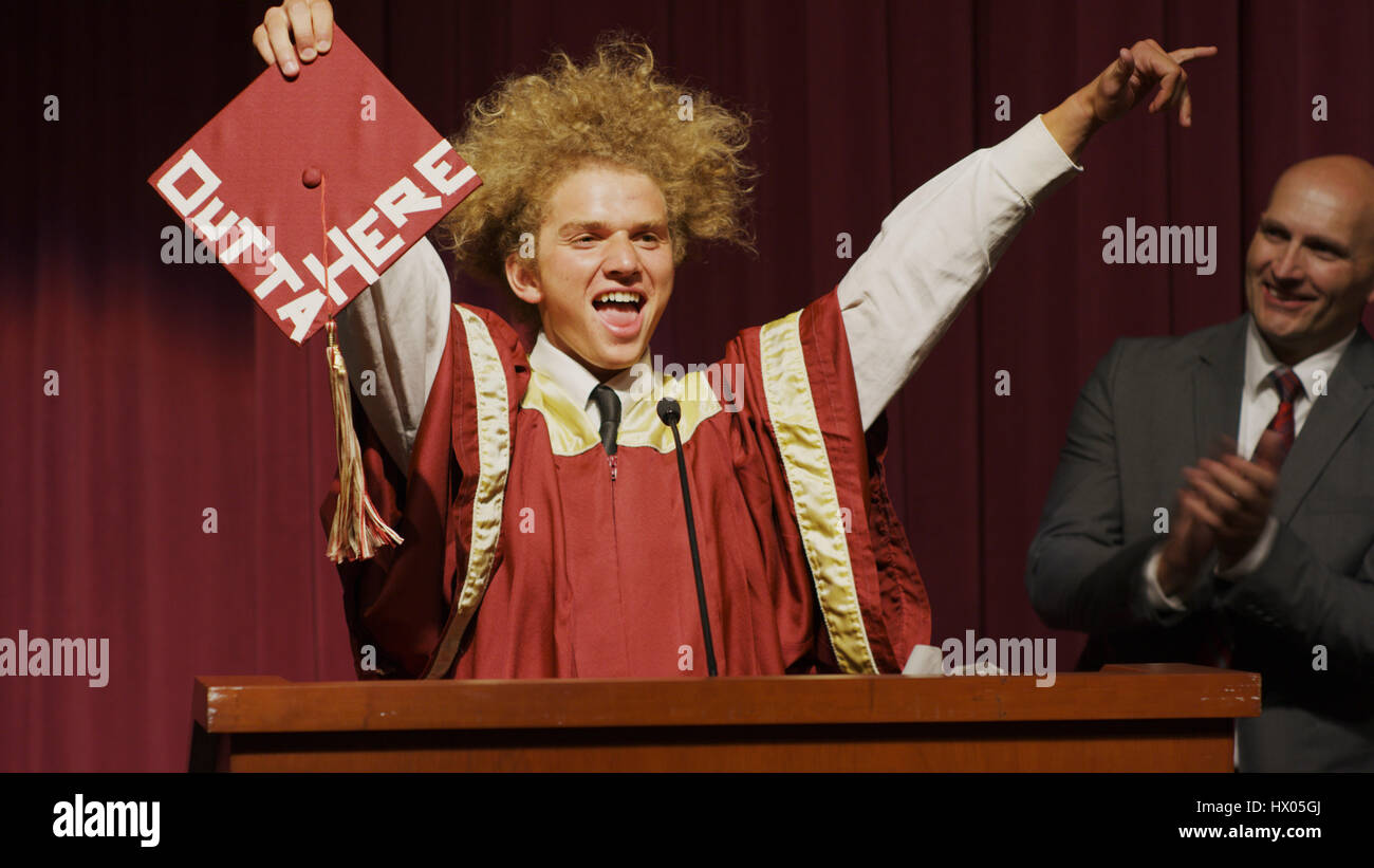 Graduation podium teacher hi-res stock photography and images - Alamy