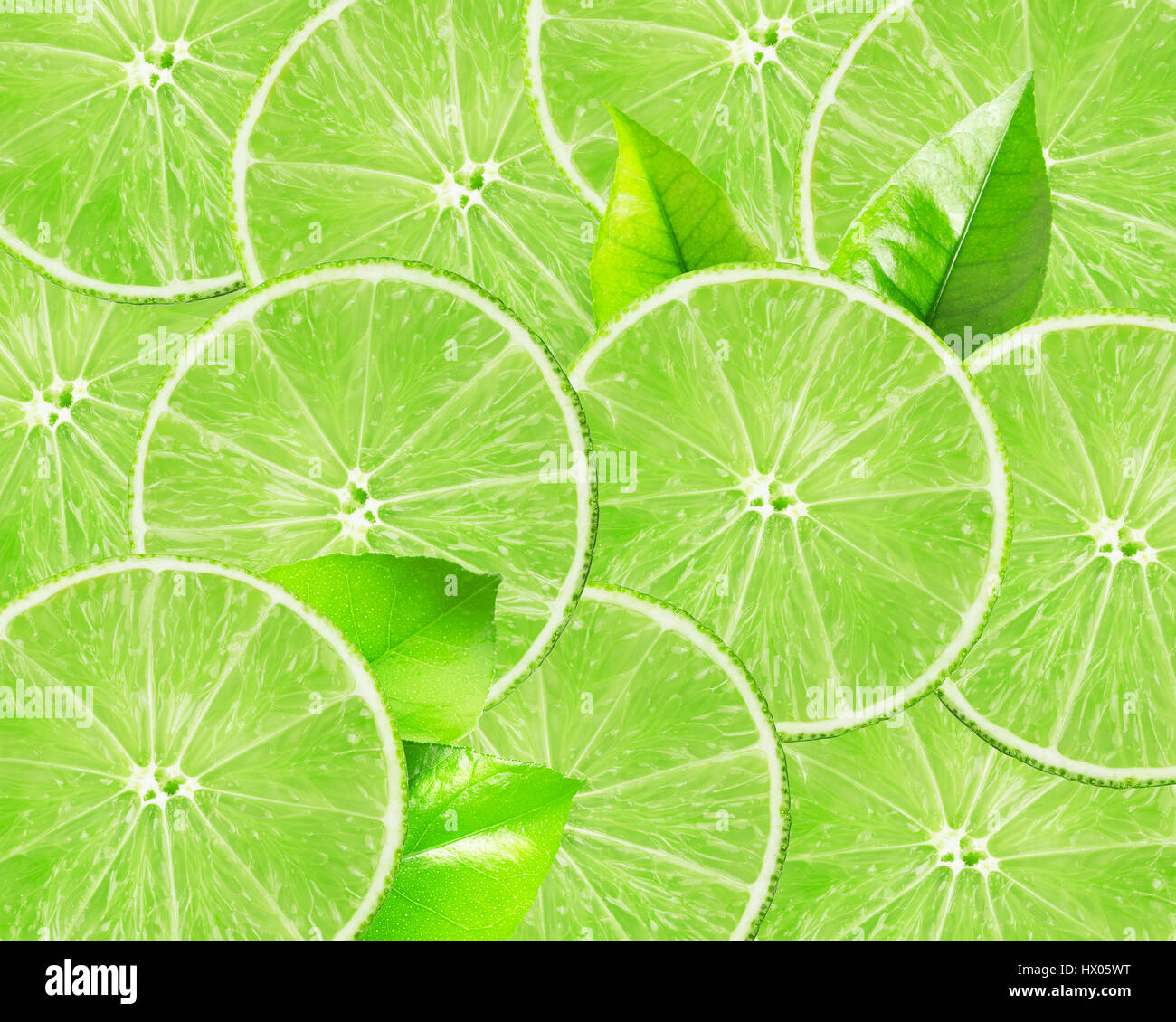 lime slices background Stock Photo - Alamy