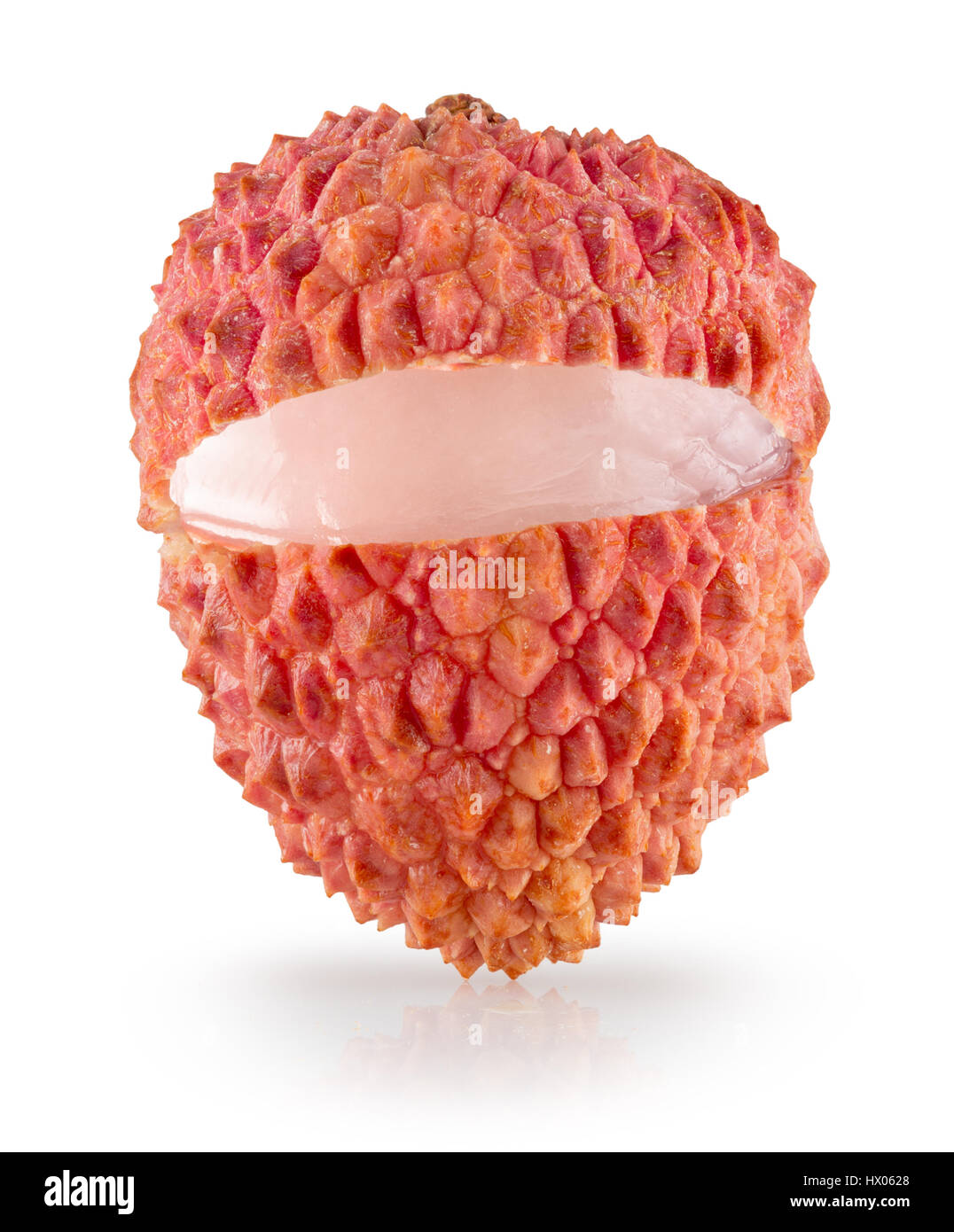 lichee isolated on the white background Stock Photo - Alamy